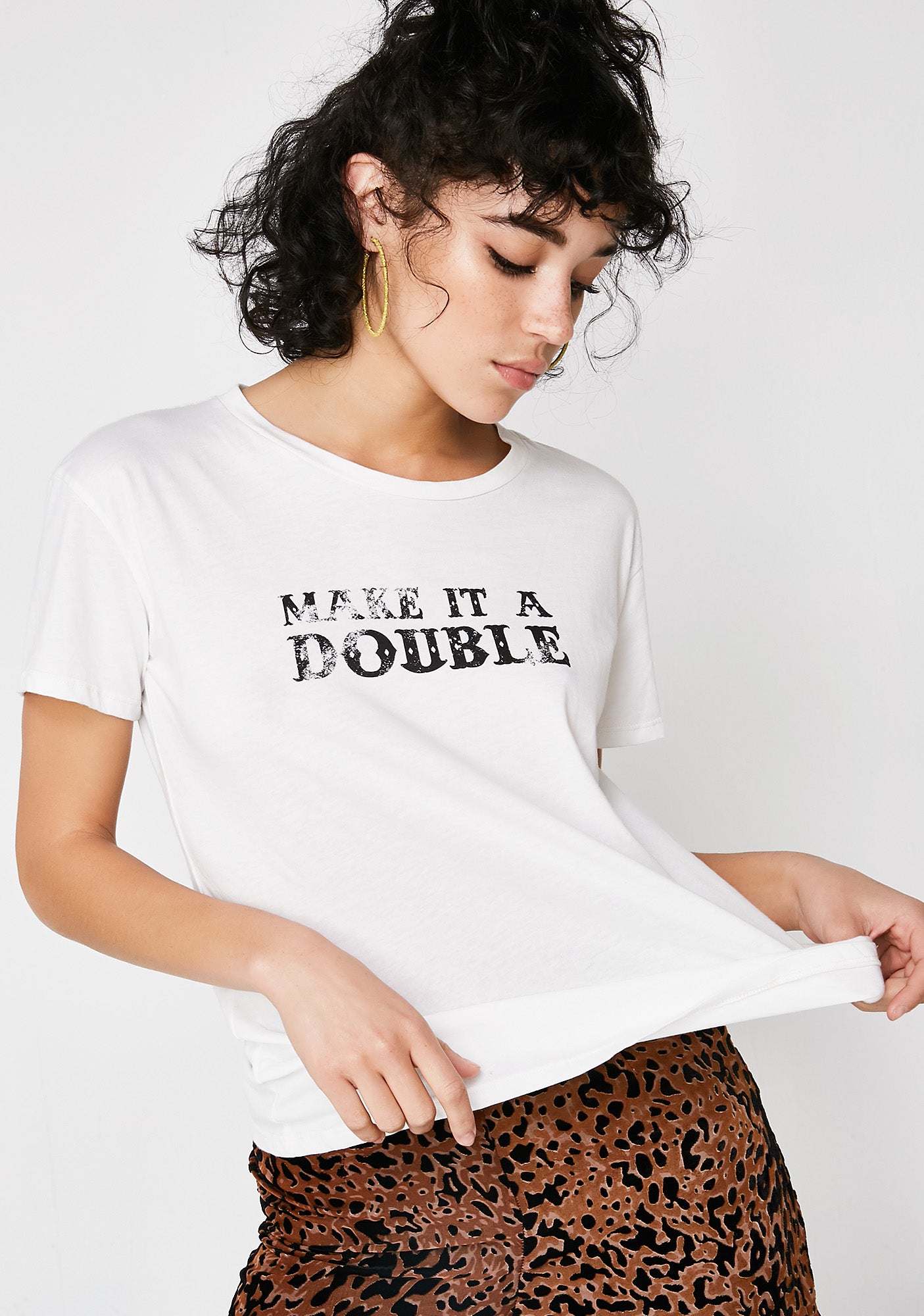 Double Graphic Tee – Dolls Kill