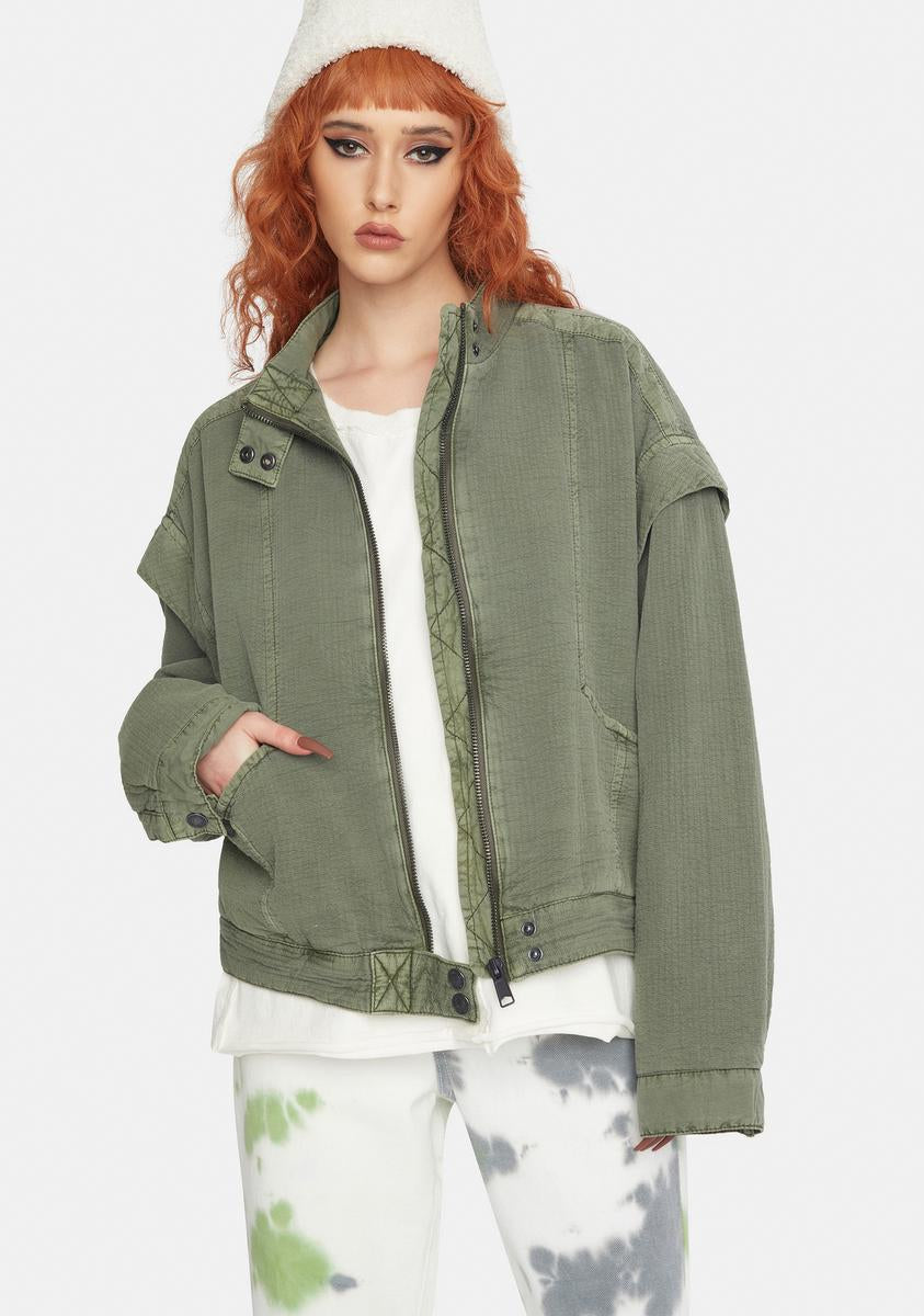 Florence Quilted Bomber Jacket – Dolls Kill