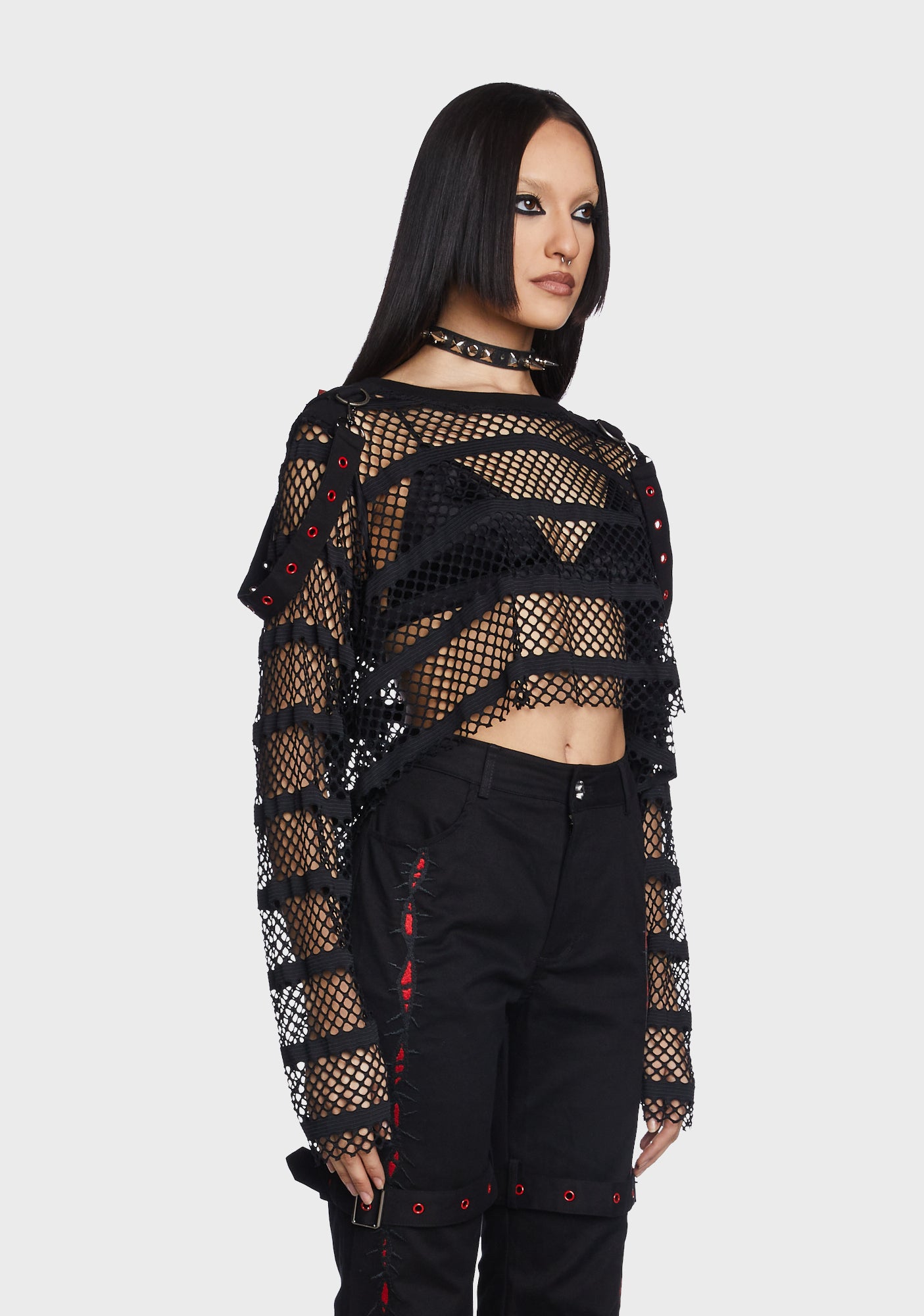 Punk Loose Mesh Shirt – Dolls Kill