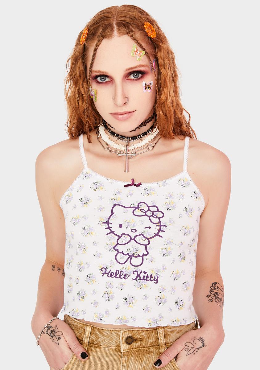 NGOrder Hello Kitty Ditsy Crop Cami – Dolls Kill