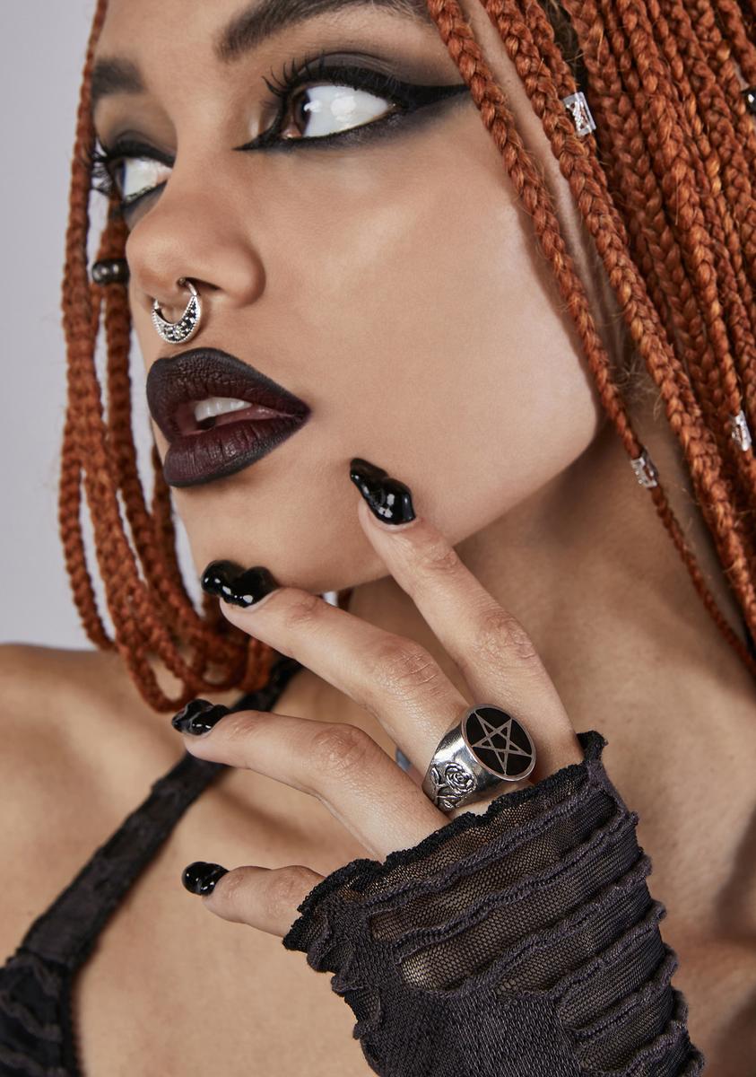 Alchemy England Roseus Pentagram Ring – Dolls Kill