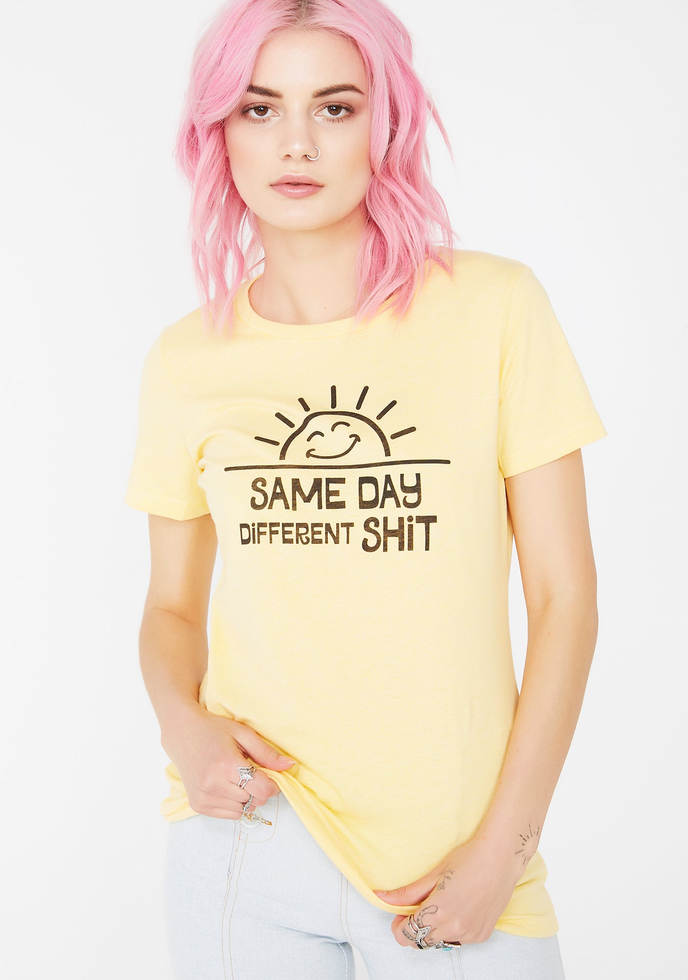 Same Day Different Shit Tee – Dolls Kill