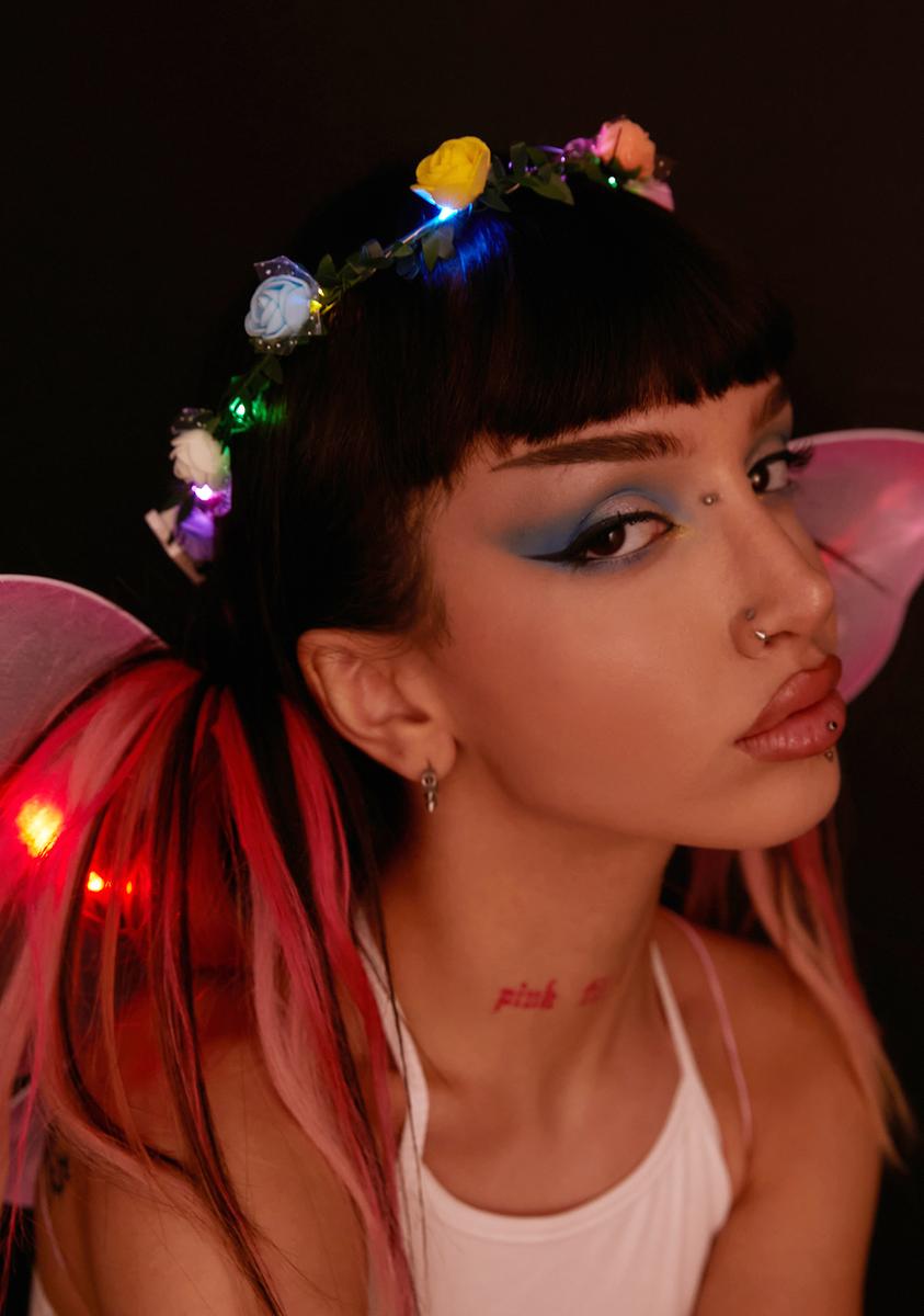 Light Up Flower Crown - Multi – Dolls Kill