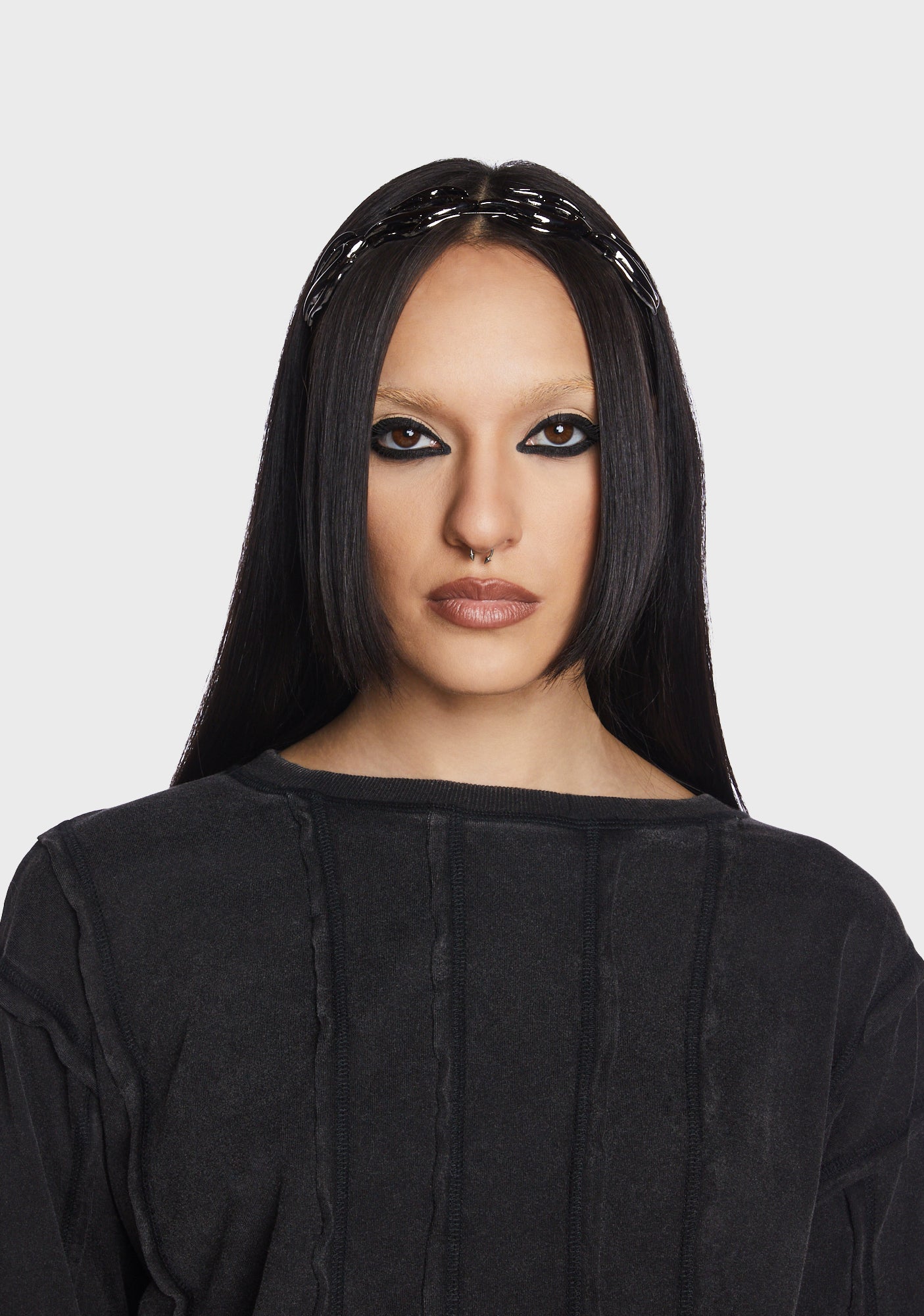 Wave Hardware Headband - Silver – Dolls Kill