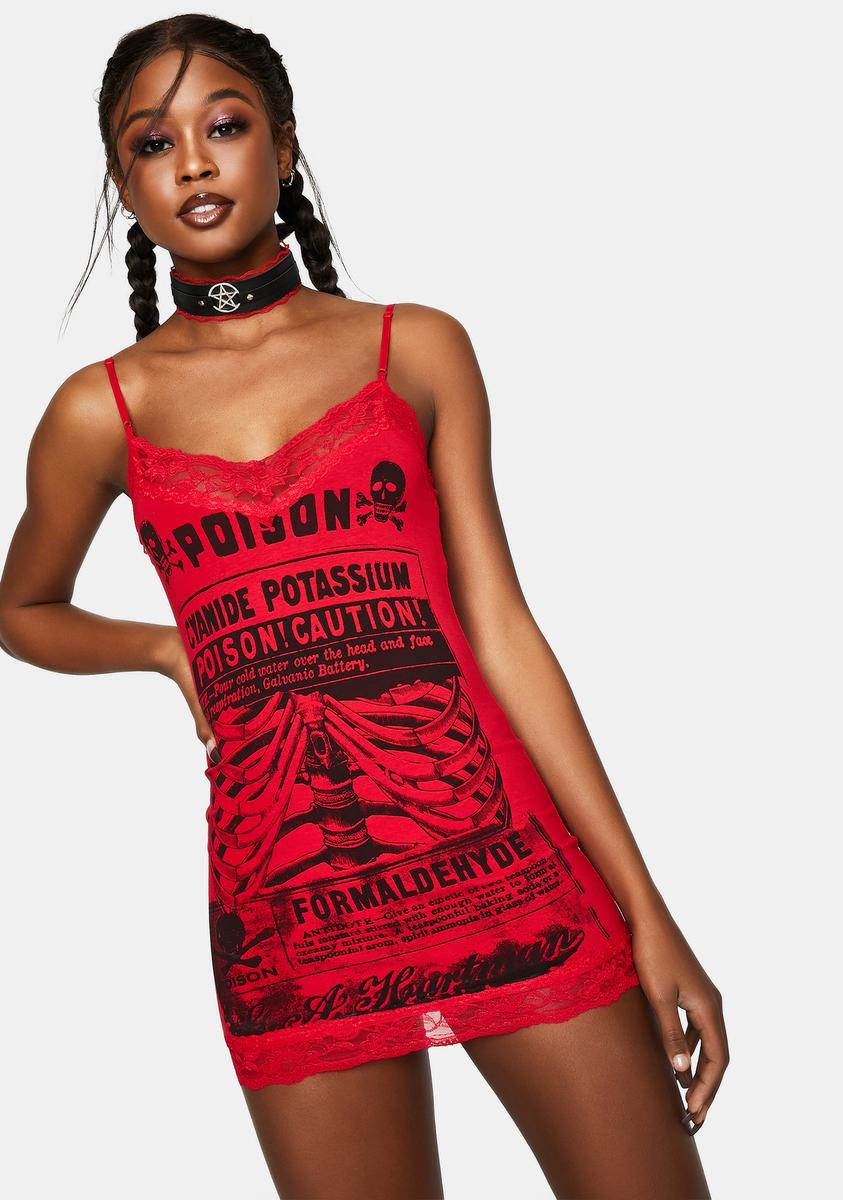 Se7en Deadly Poison Cami Dress – Dolls Kill