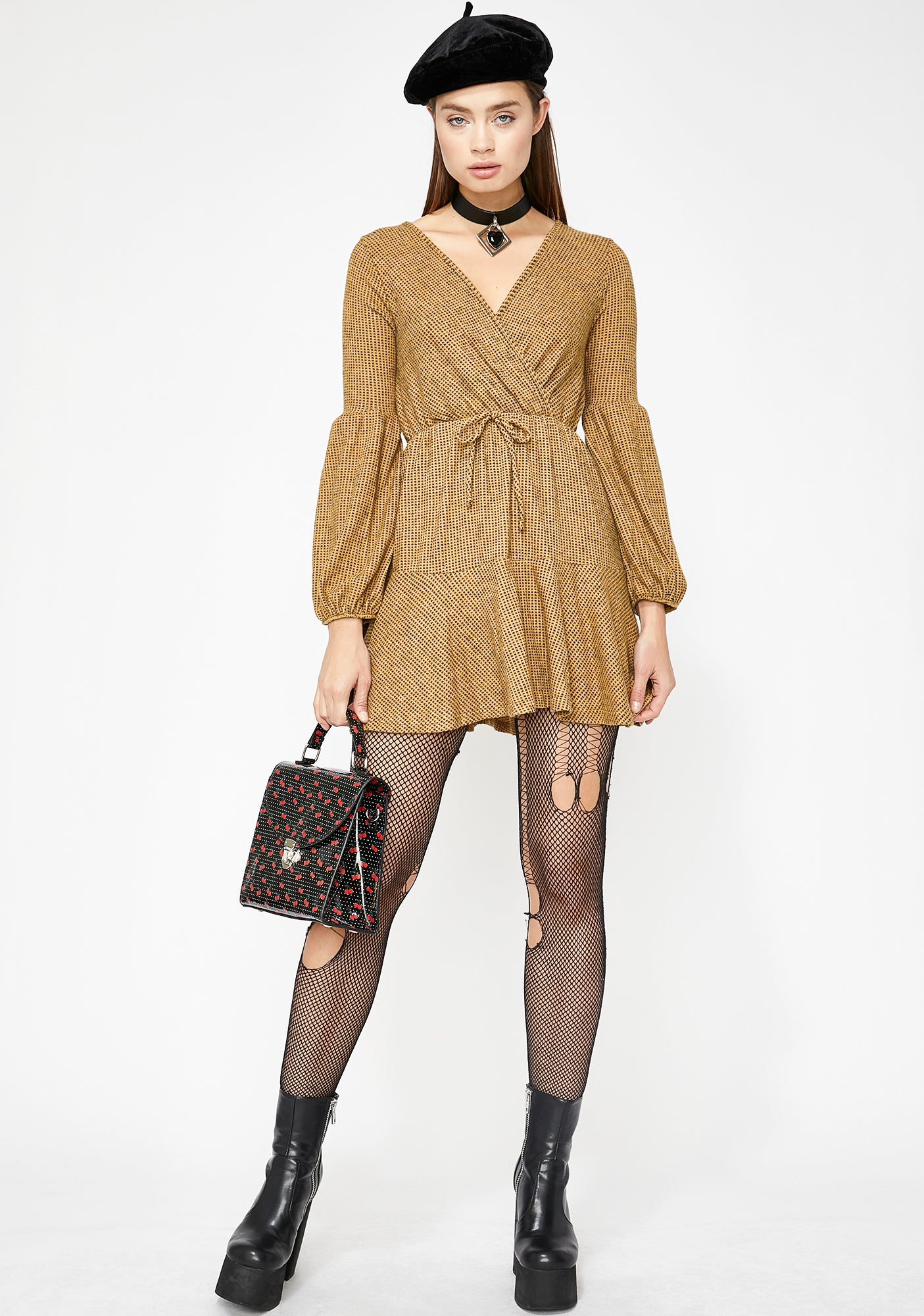 Day Dreamin' Wrap Dress – Dolls Kill