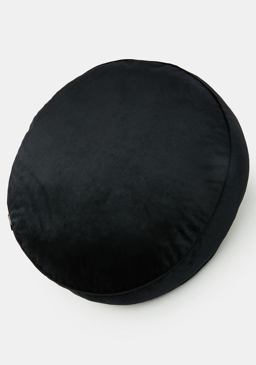 Dolls Home Skeleton Moon Plush Pillow - Black – Dolls Kill