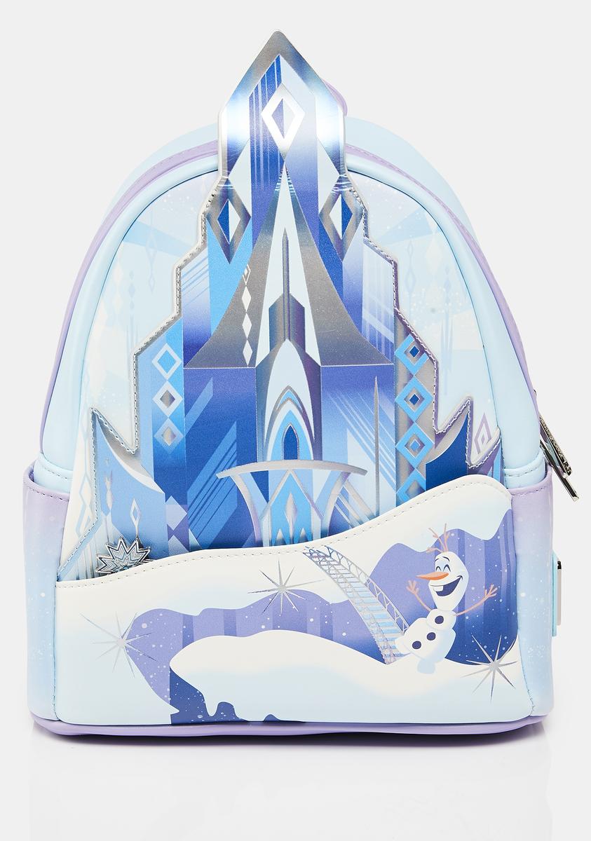 Loungefly Elsa Frozen Castle Mini Backpack - Purple/Blue – Dolls Kill
