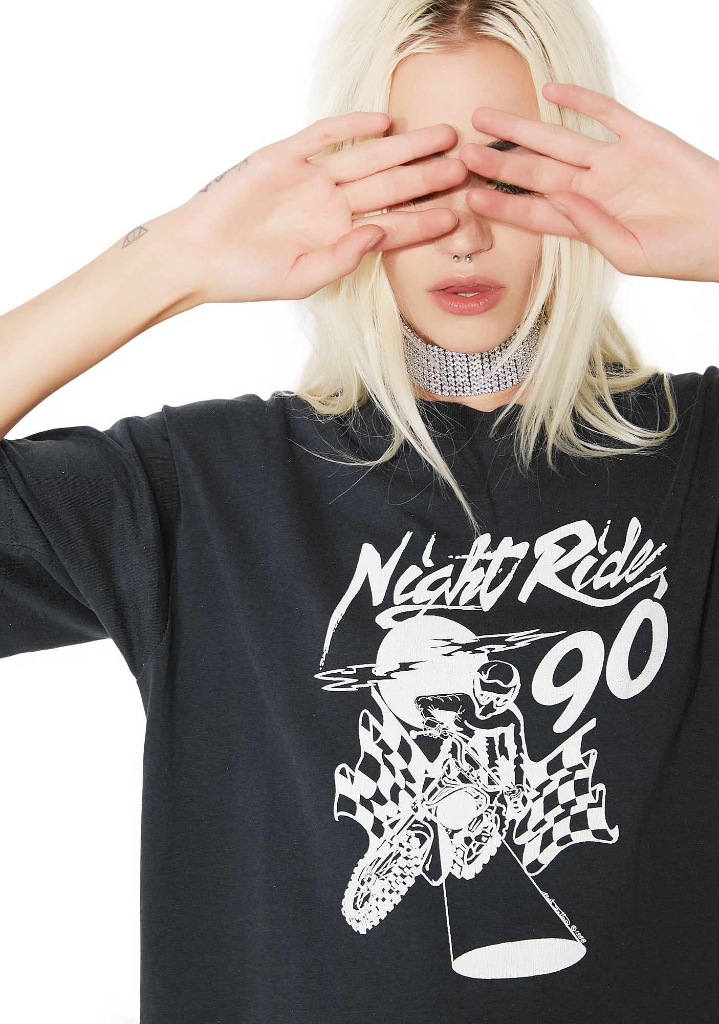 Vintage Night Rider Motocross Tee – Dolls Kill