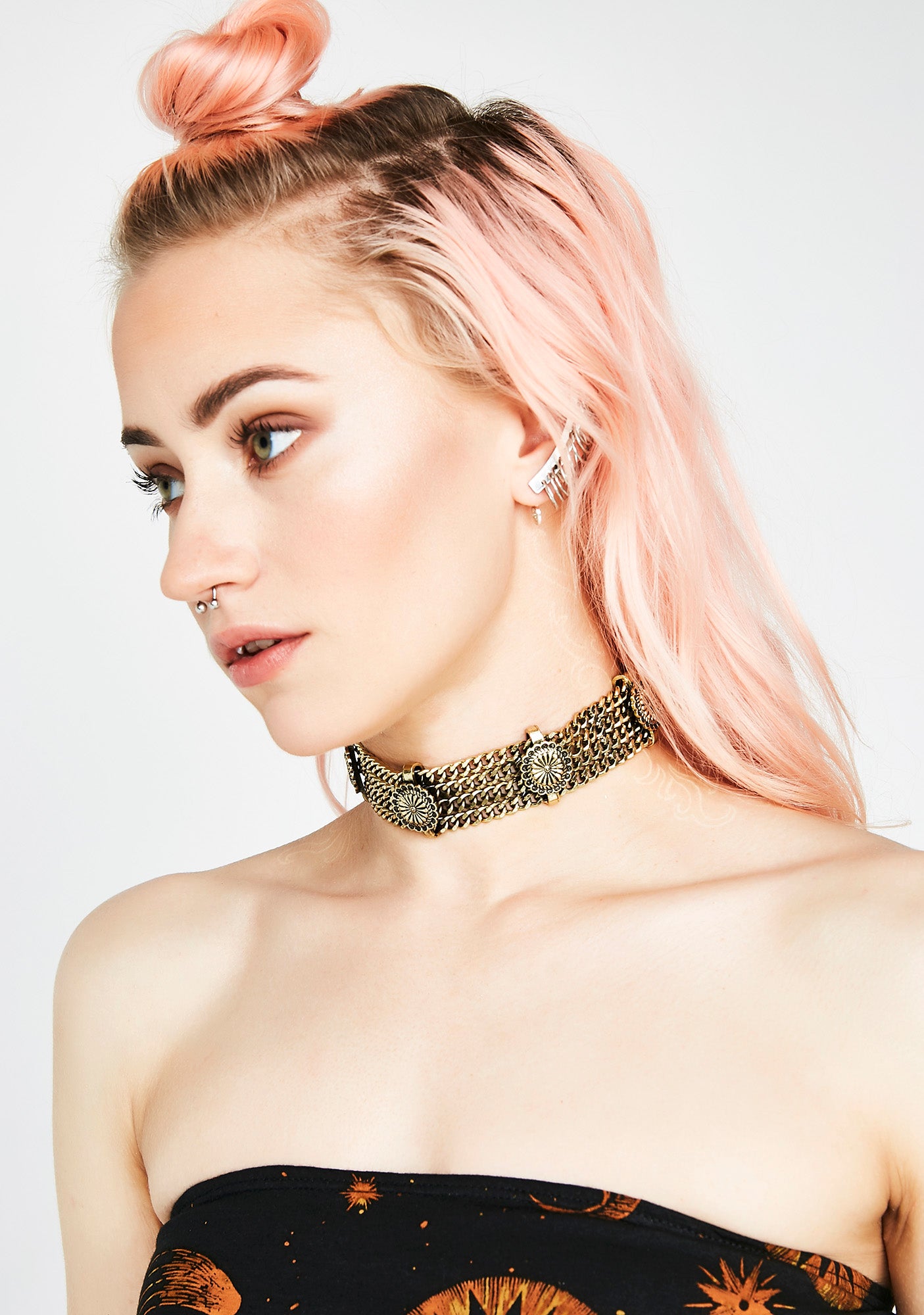 Santa Cruz Bae Chain Choker – Dolls Kill