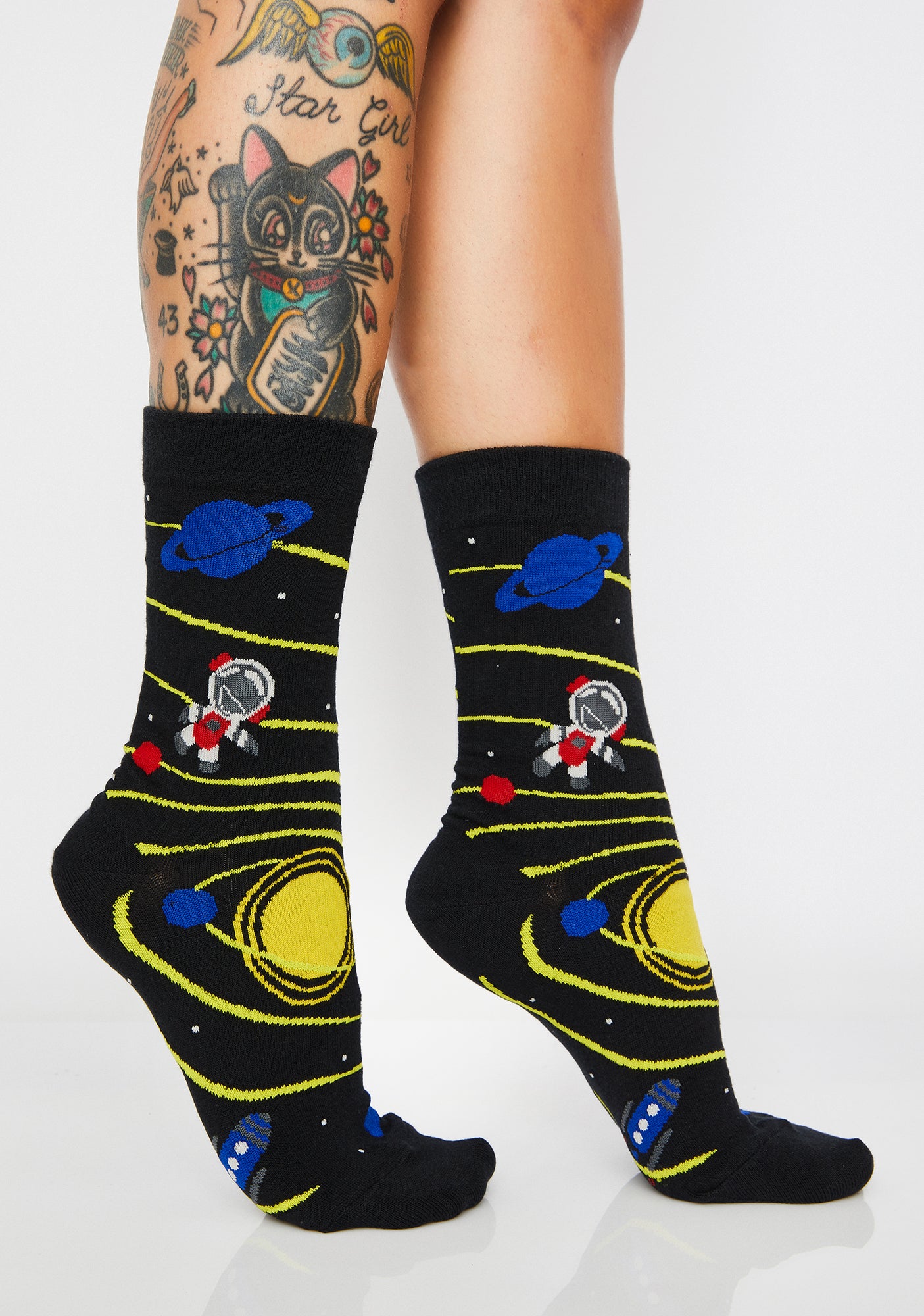 Solar System Print Socks – Dolls Kill