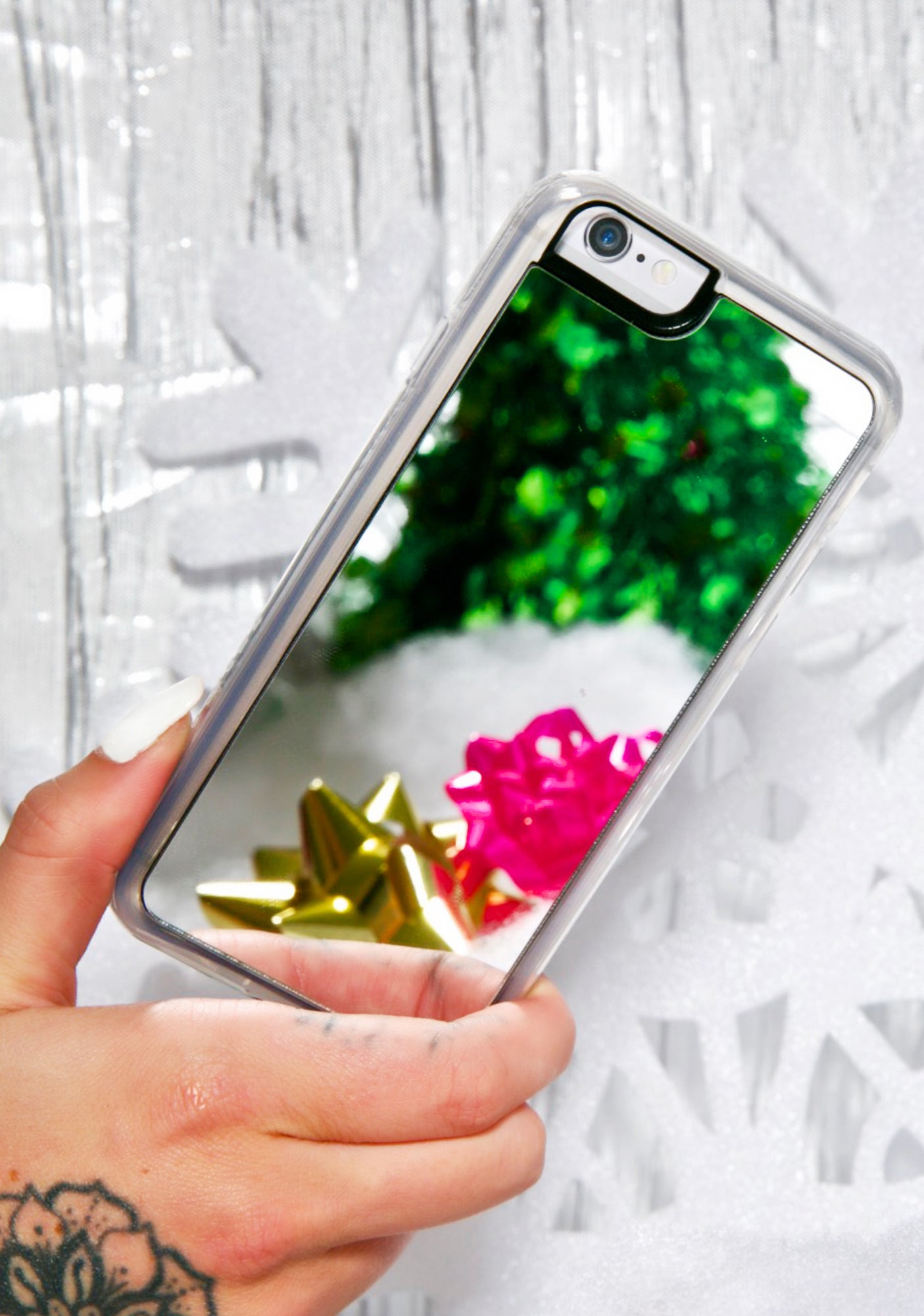 Silver Mirror iPhone Case – Dolls Kill