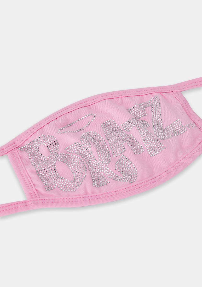 Dolls Kill x Bratz Rhinestone Logo Protective Face Mask