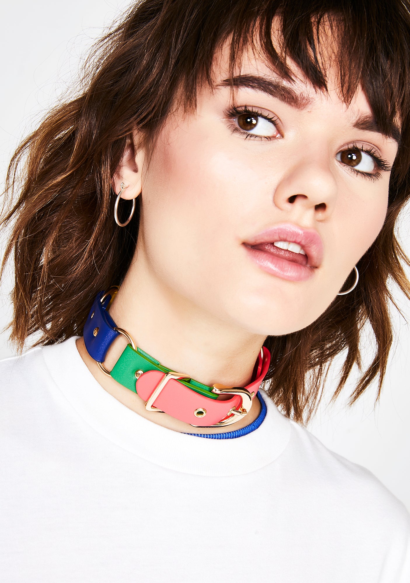 Rainbow Link Belt Choker – Dolls Kill
