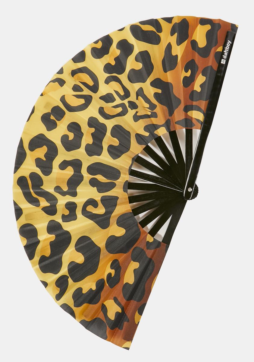 Draft Boy Leopard Print Fan – Dolls Kill