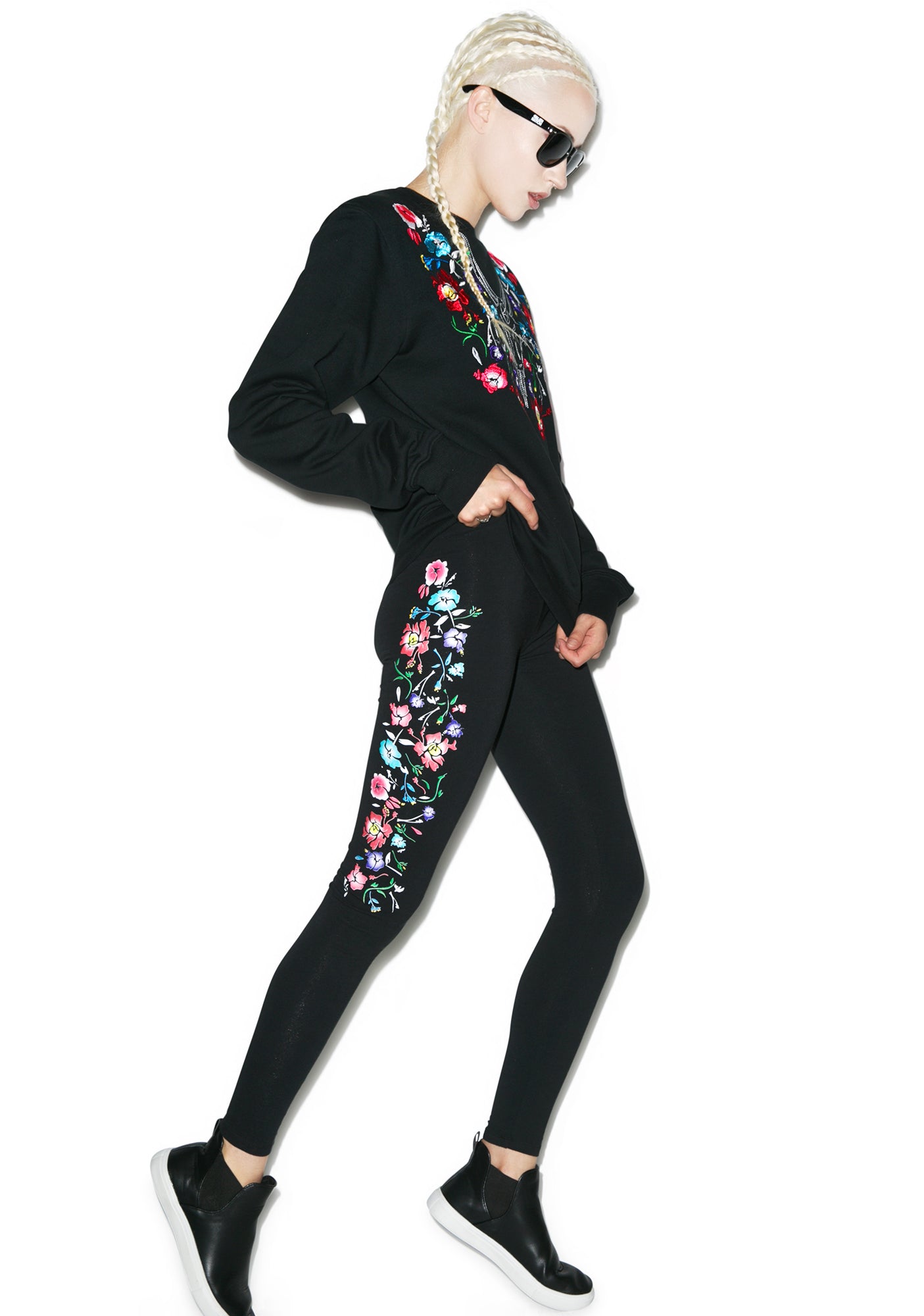 Isis Flower Leggings – Dolls Kill