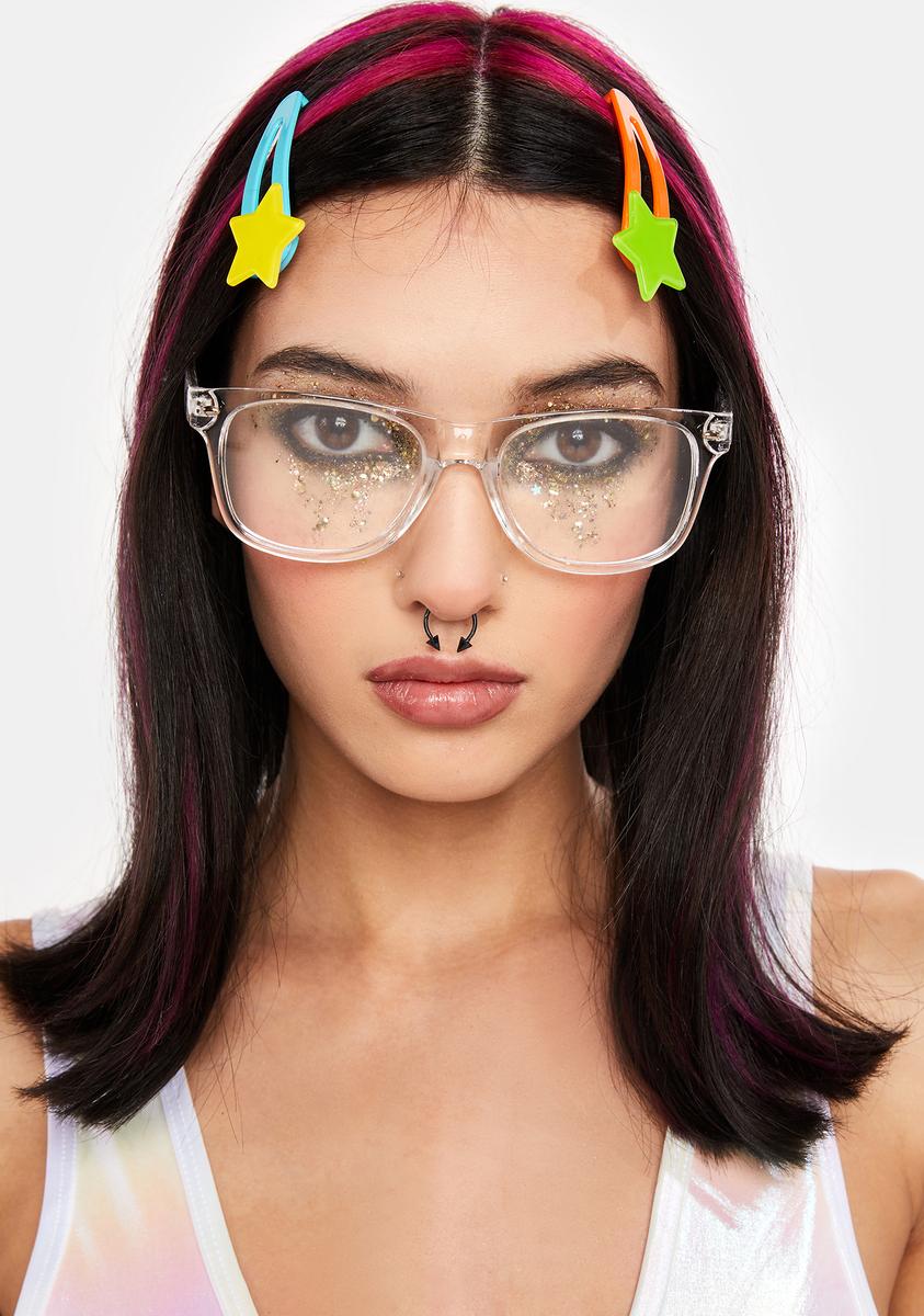 GloFX Clear Heart Effect Diffraction Glasses – Dolls Kill