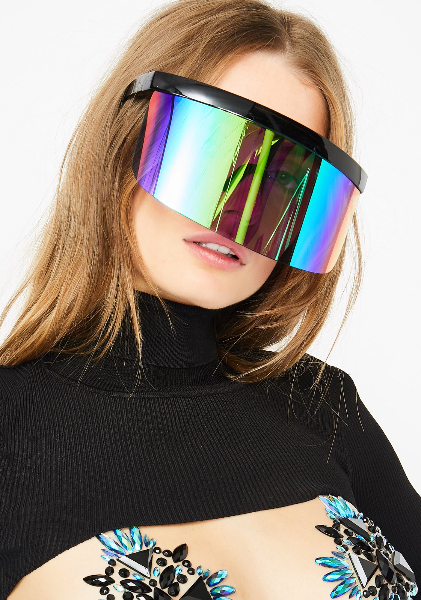 Green Shield Visor – Dolls Kill