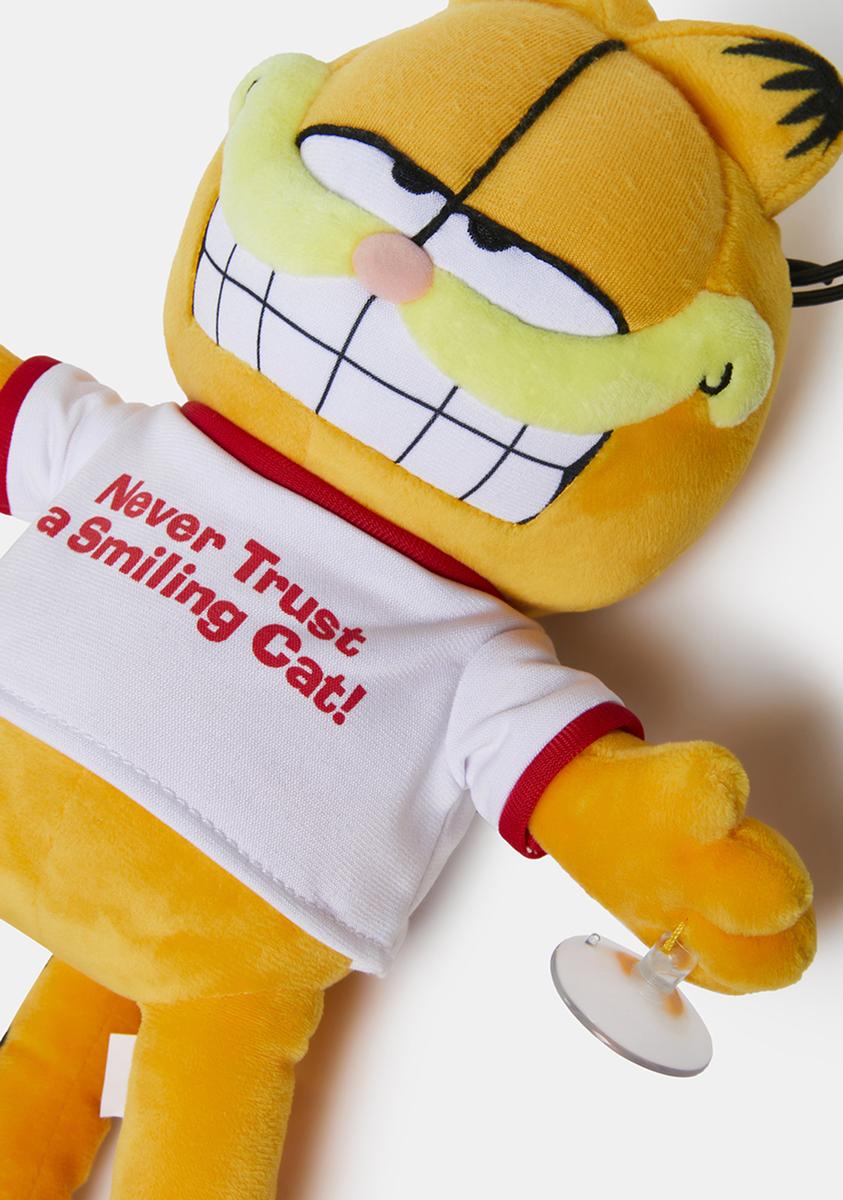 Dolls Kill X Garfield Car Plushie Window Clinger- Orange