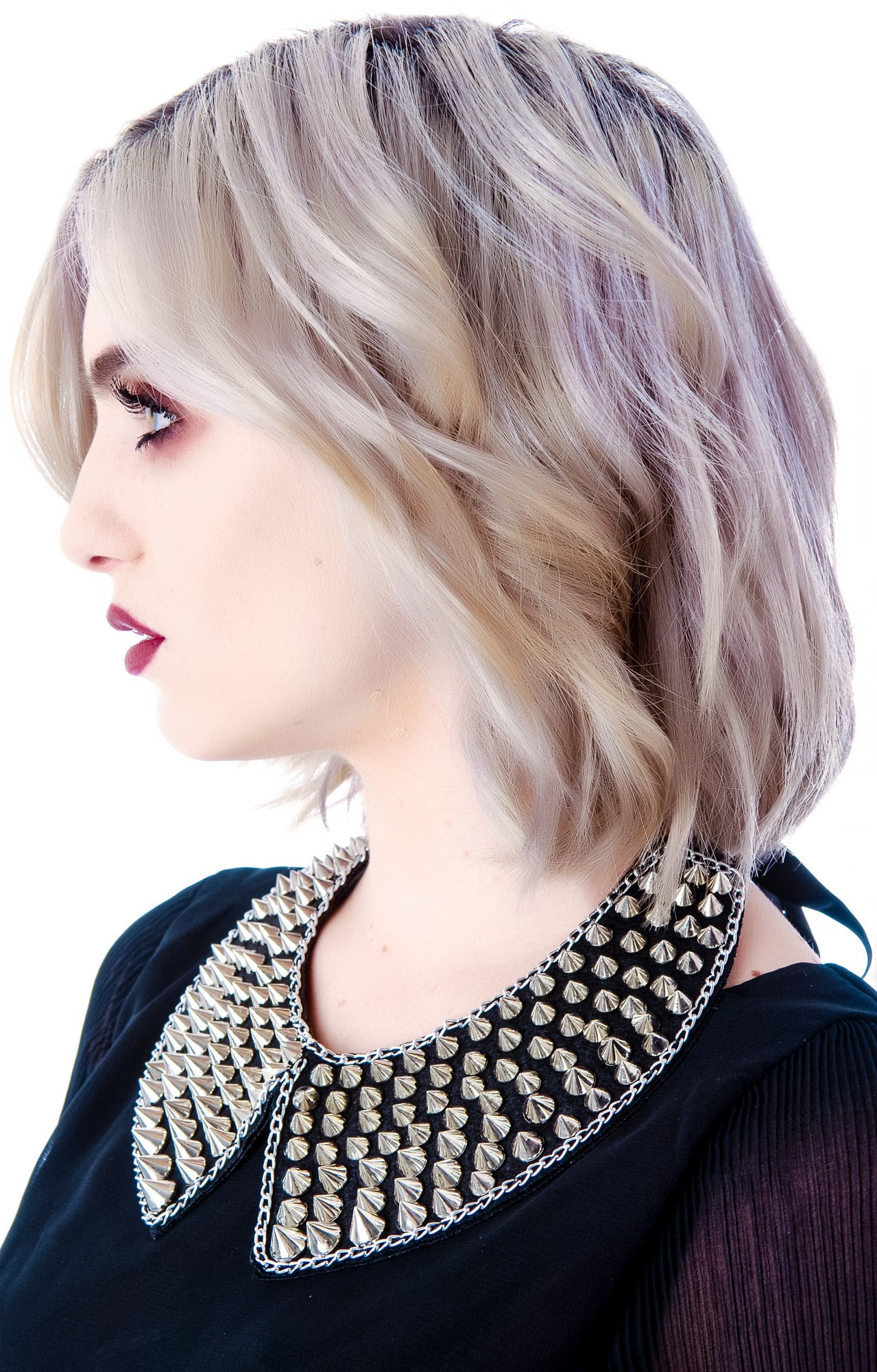 Odette Spike Collar Necklace – Dolls Kill