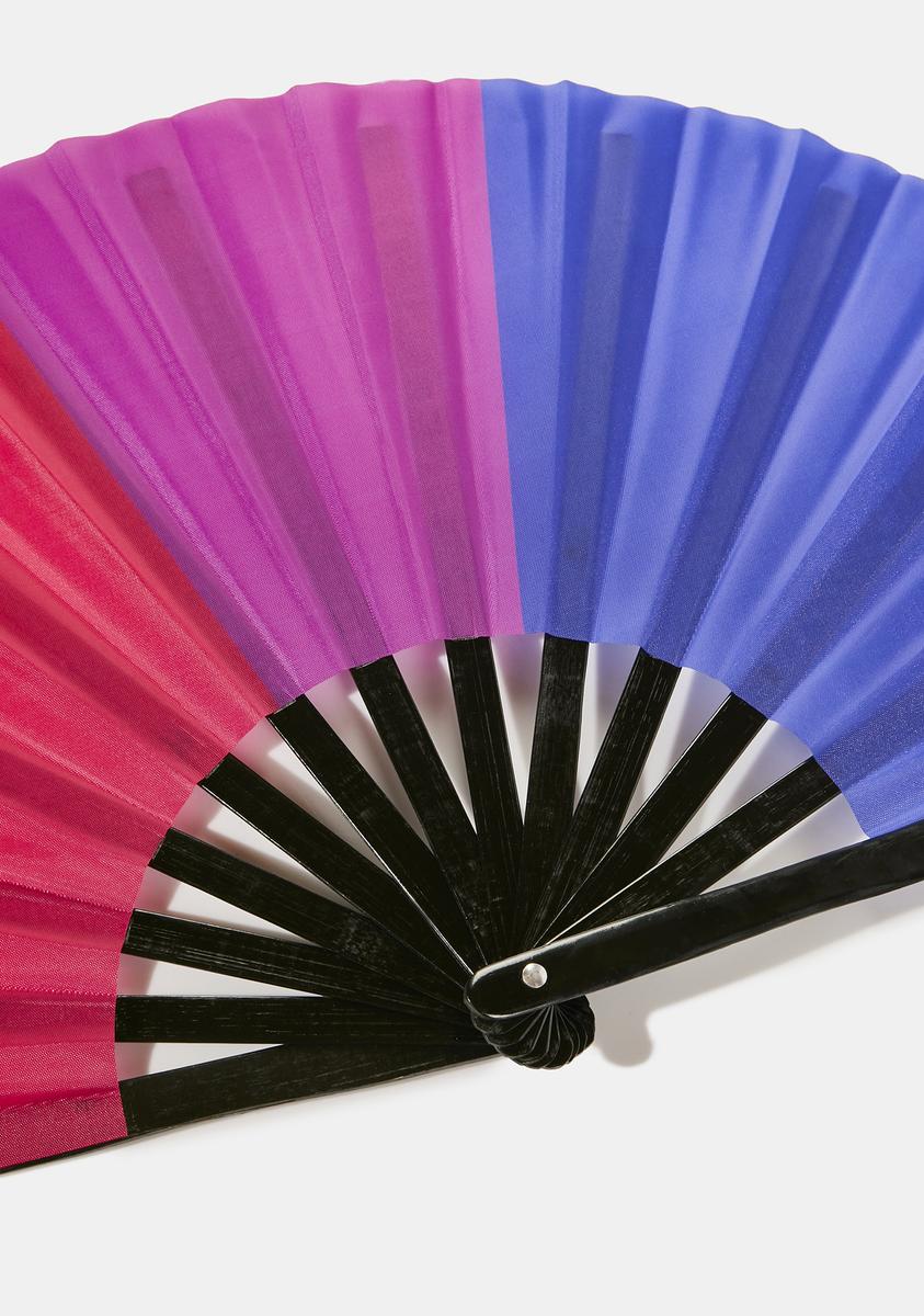 Daft Boy Pride Bisexuality Fan - Pink/Blue/Purple – Dolls Kill