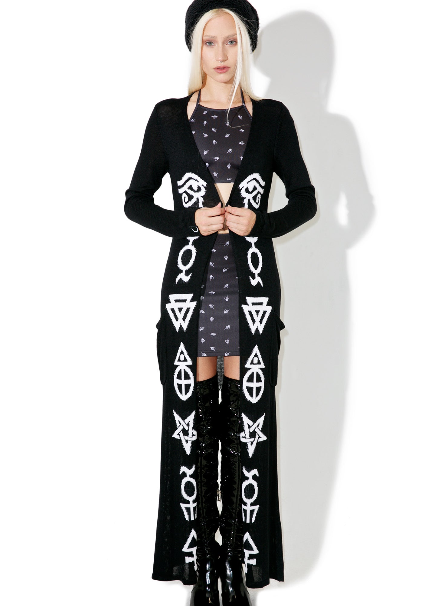 Space Dust Knit Cardigan – Dolls Kill