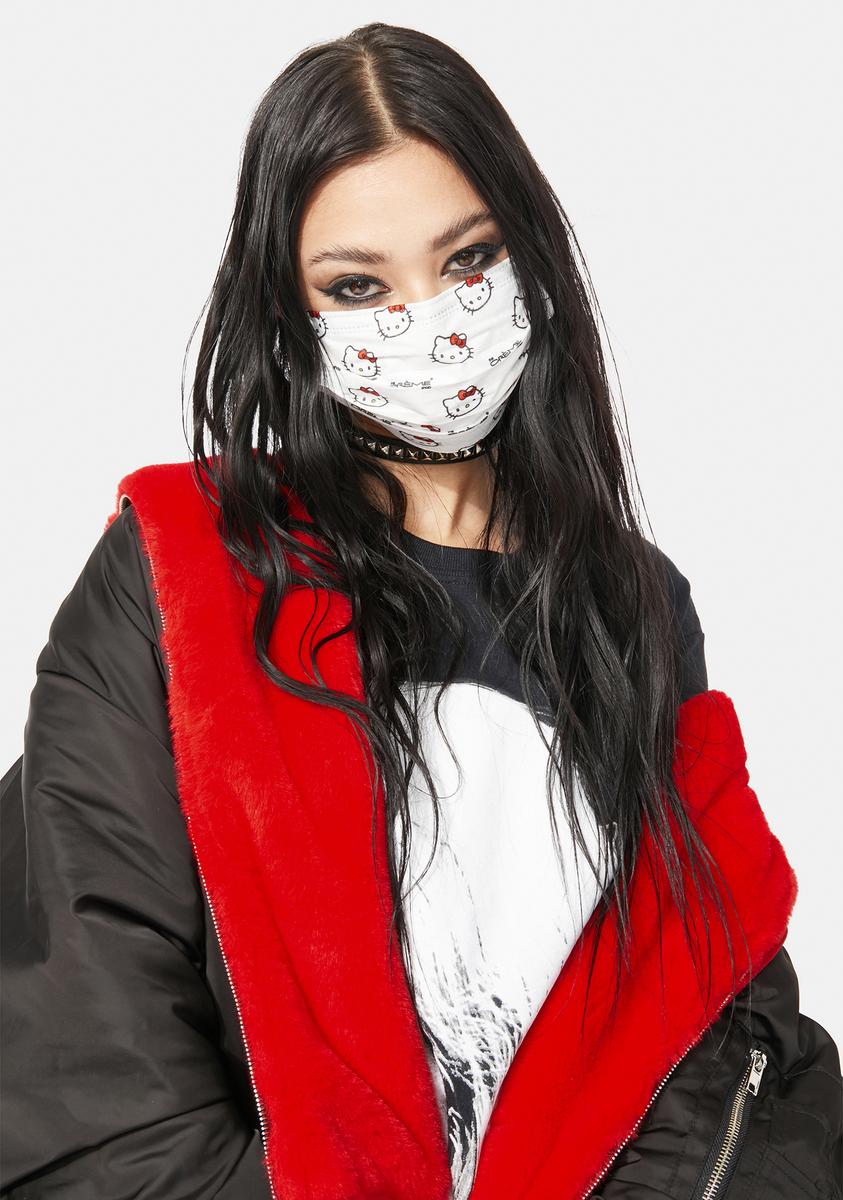 The Crème Shop X Hello Kitty 3-Ply Protective Face Mask – Dolls Kill