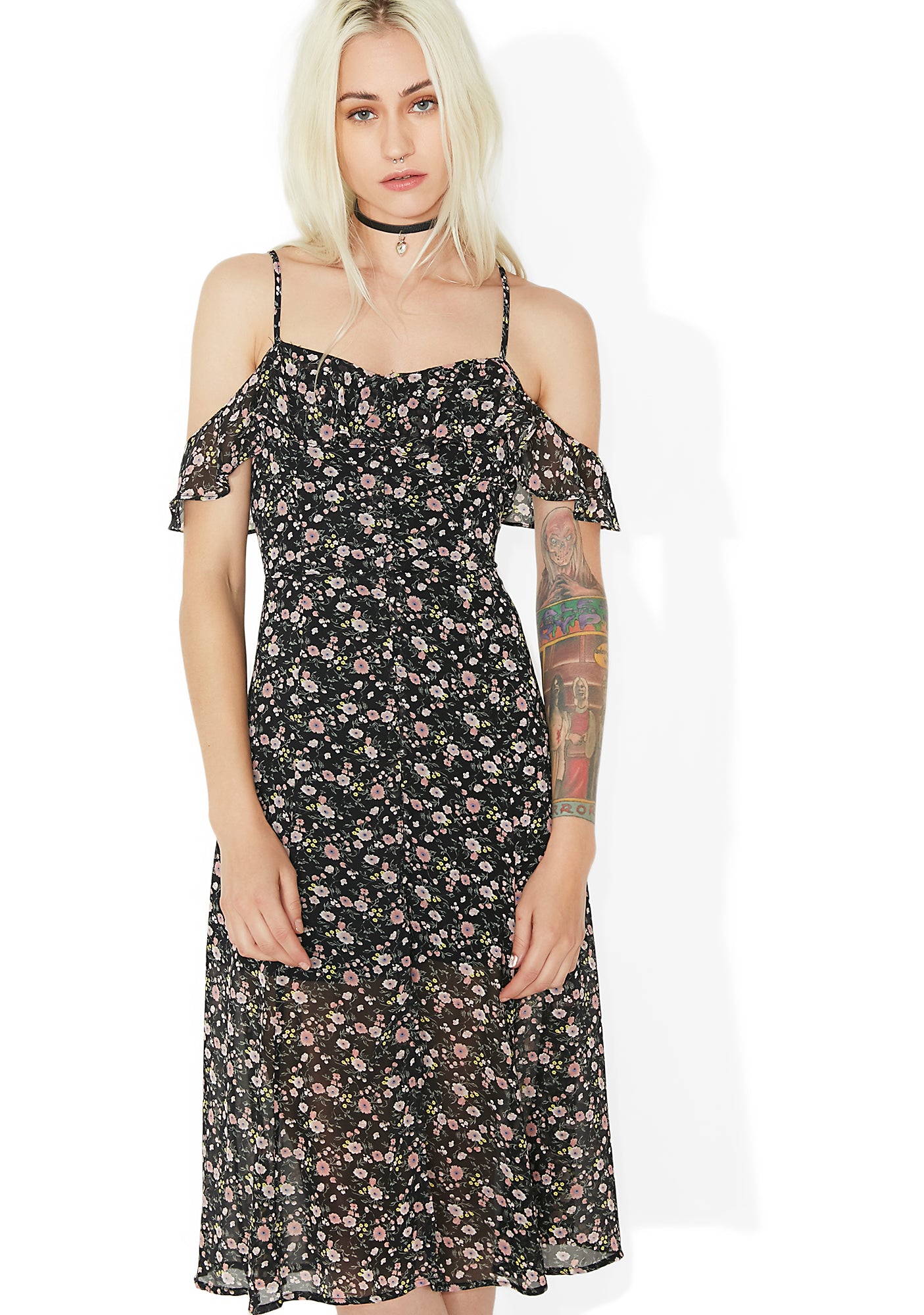 Azalea Floral Dress – Dolls Kill