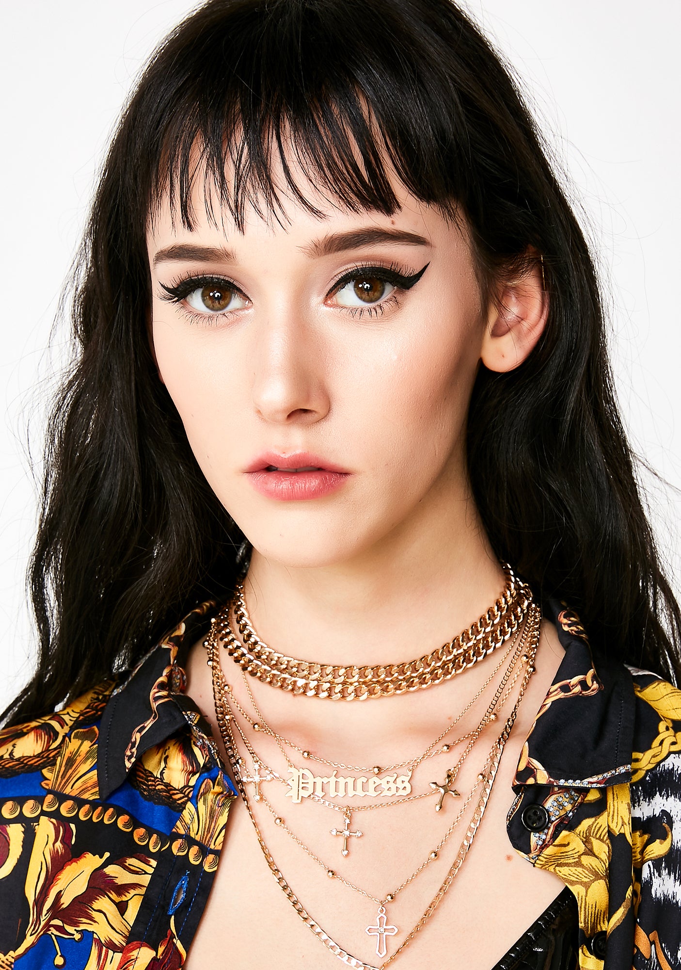 Stay Golden Chain Choker – Dolls Kill