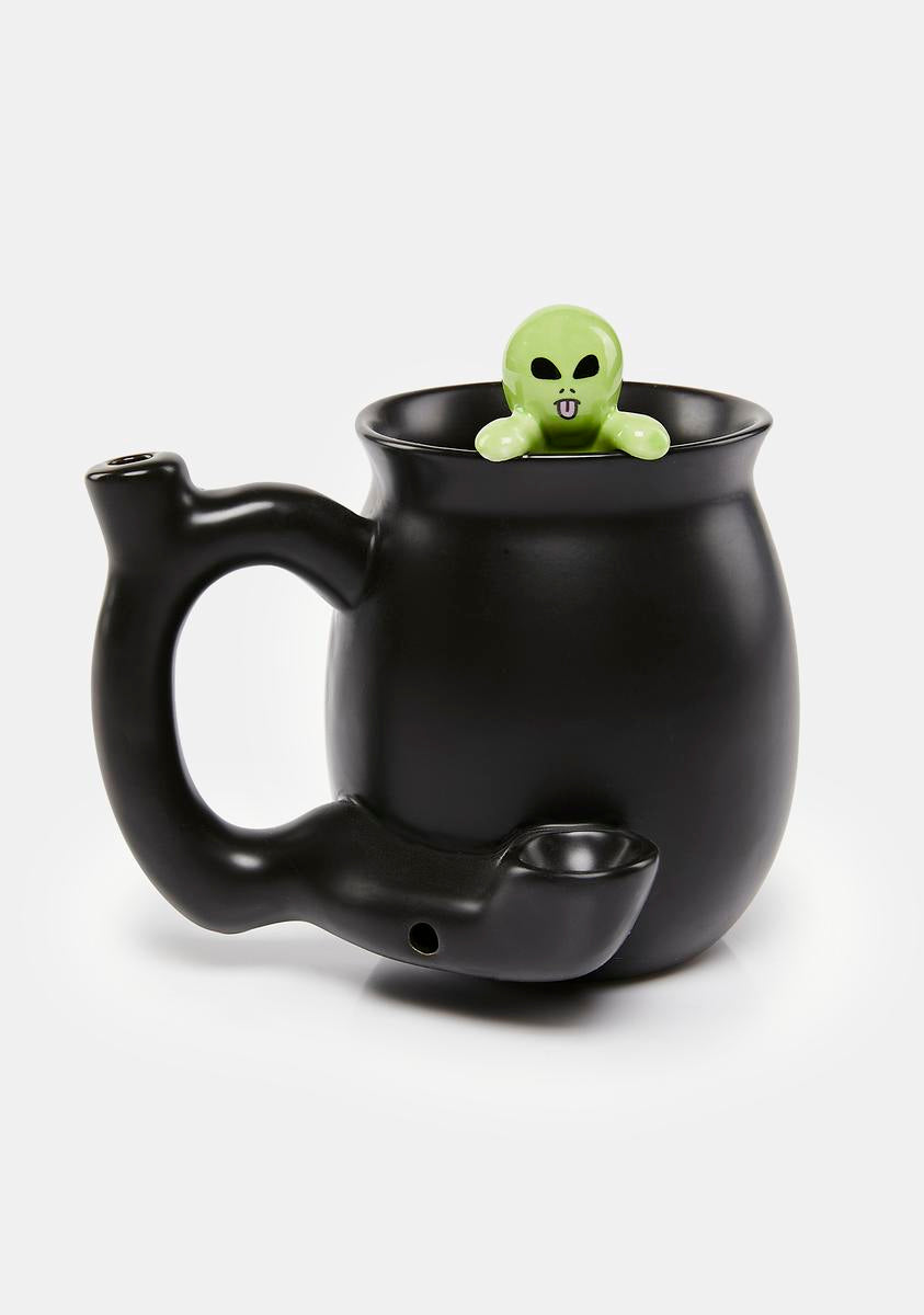 RIPNDIP Ceramic Alien Pipe Mug Combo - Black/Green – Dolls Kill