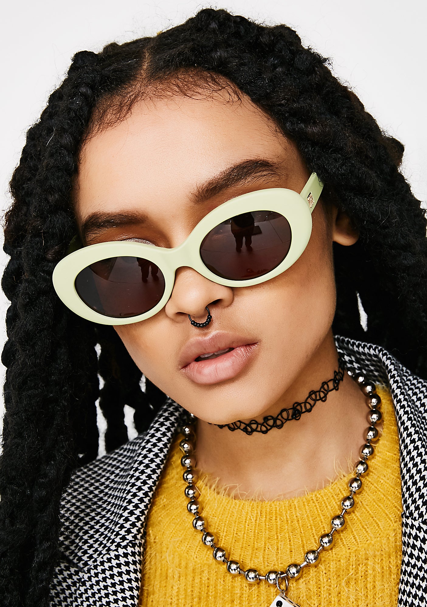 The Love Tempo Matte Avocado Sunglasses – Dolls Kill