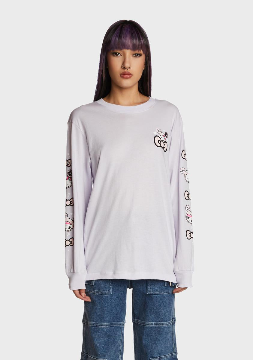 Tokidoki Long Sleeve Hello Kitty Tee - Purple – Dolls Kill