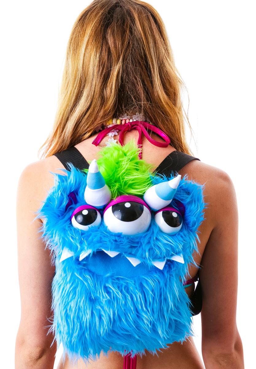 Monster Behind You Furry Backpack – Dolls Kill
