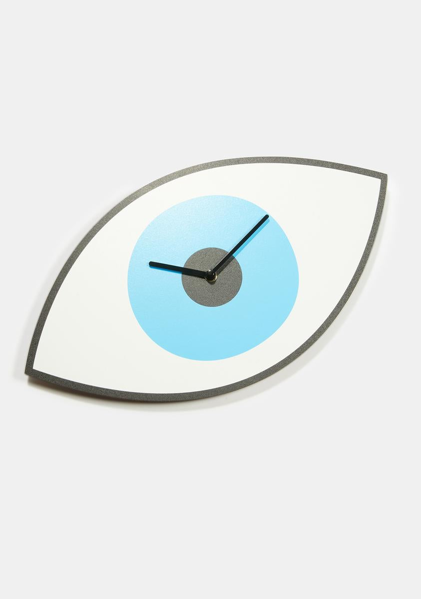 Eyeball Wall Clock - Blue – Dolls Kill