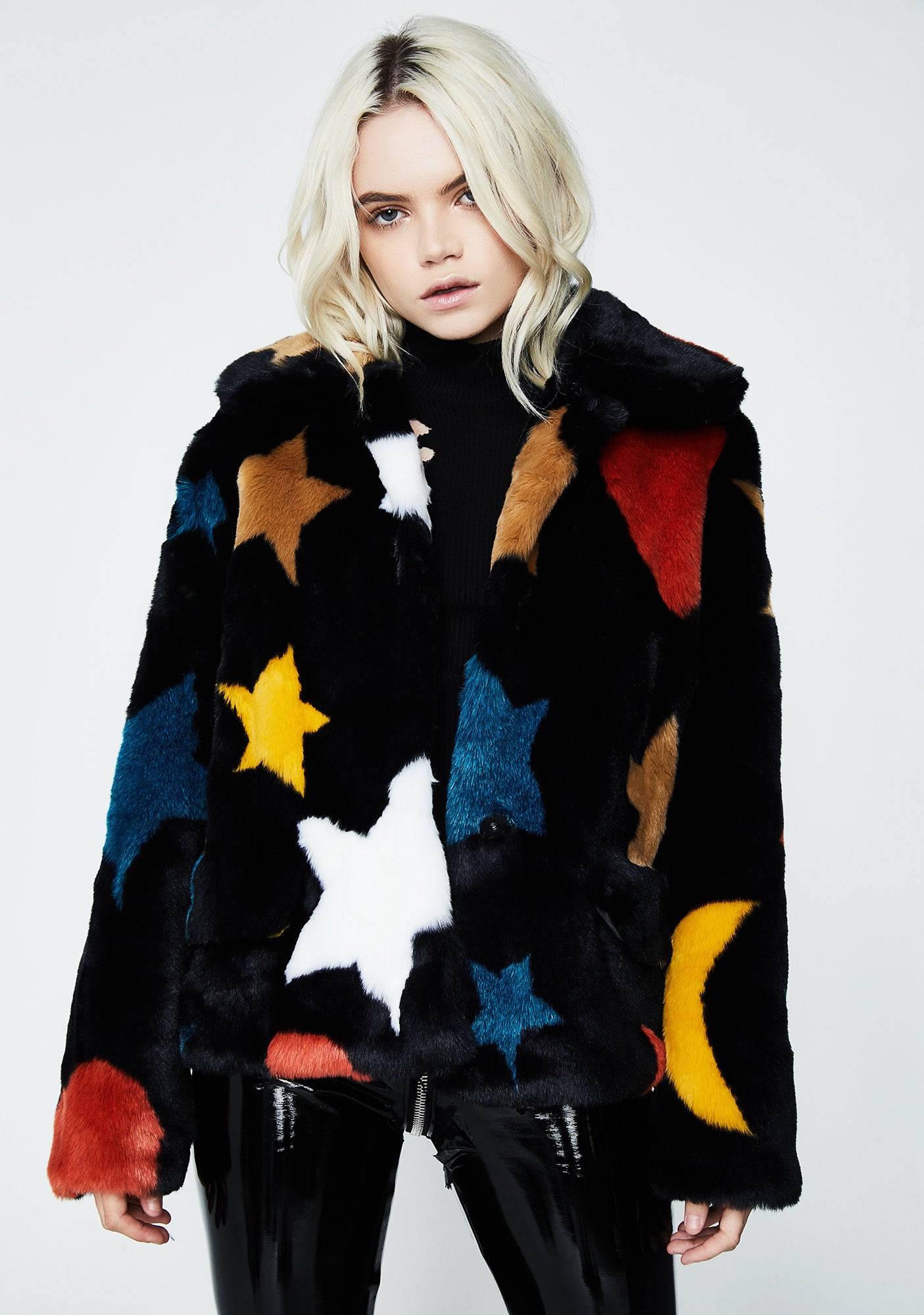 Give Me Space Fuzzy Jacket – Dolls Kill