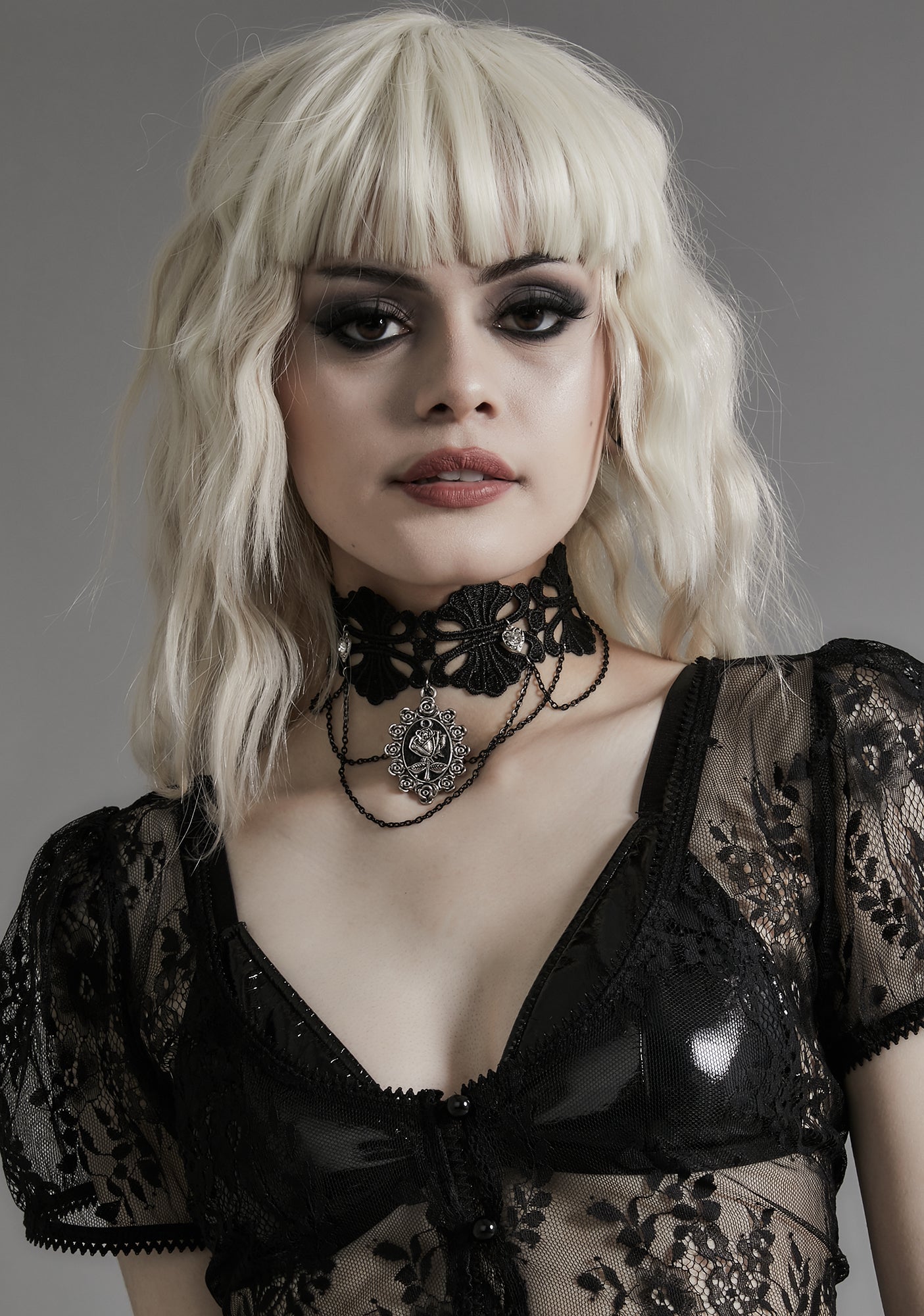 Clouded Judgement Chain Choker – Dolls Kill