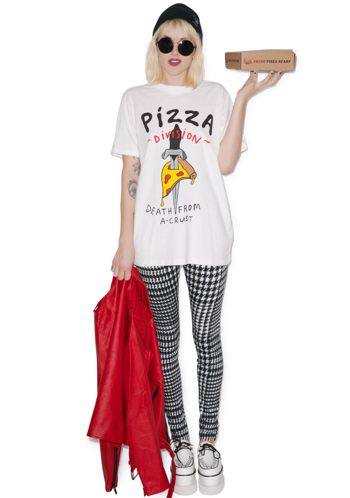 Pizza Death Tee – Dolls Kill