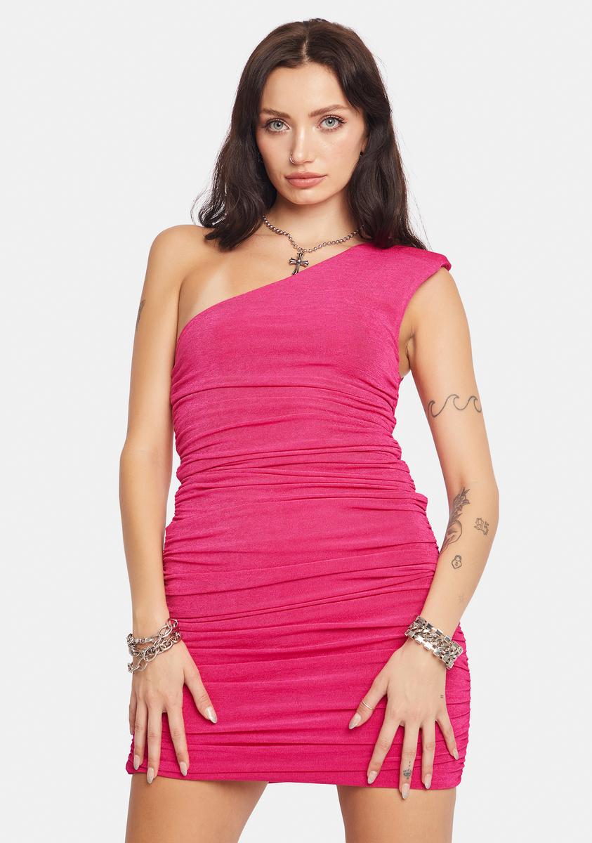 BY DYLN Pink Addison Dress – Dolls Kill