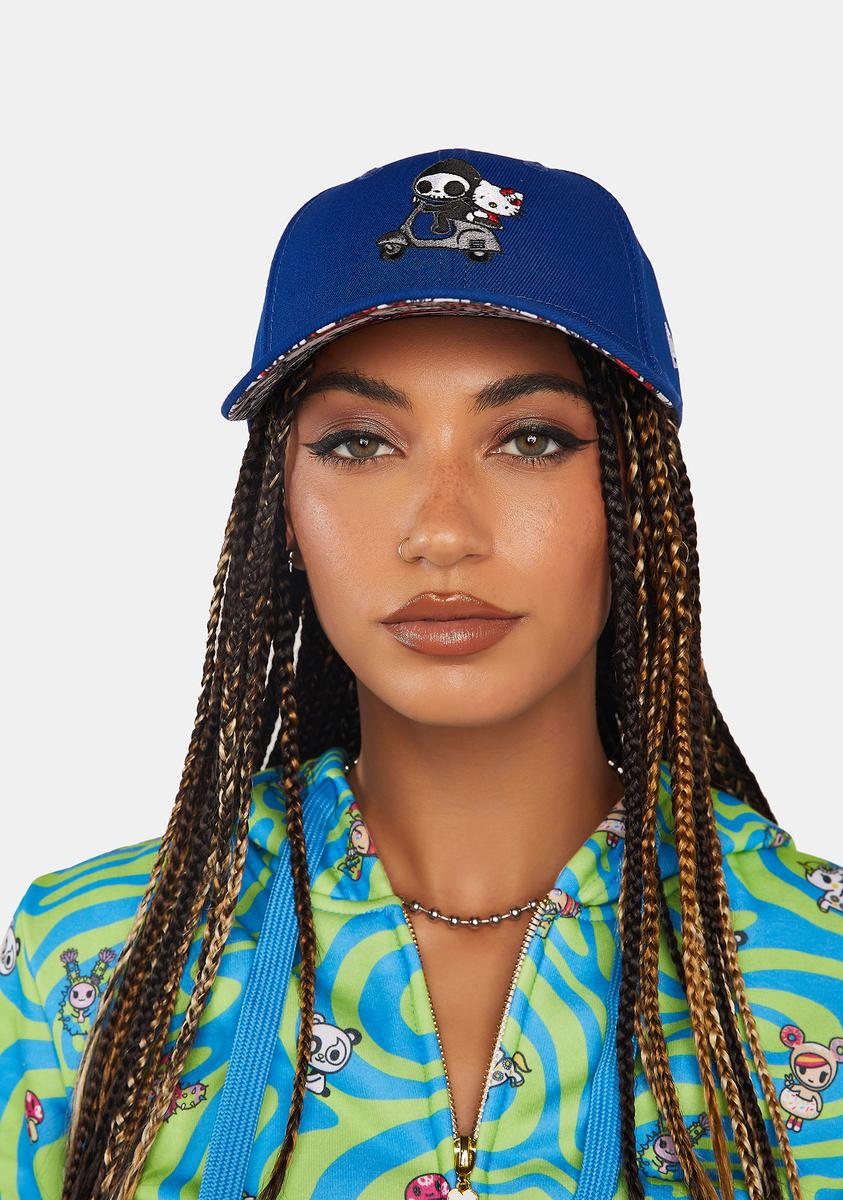 Tokidoki x Hello Kitty Scoot Snapback Hat - Blue – Dolls Kill