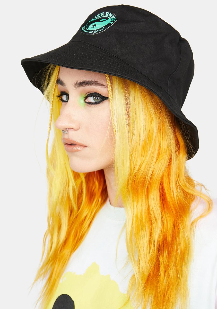 NGOrder Bucket Hat With Yin Yang Embroidery - Black – Dolls Kill