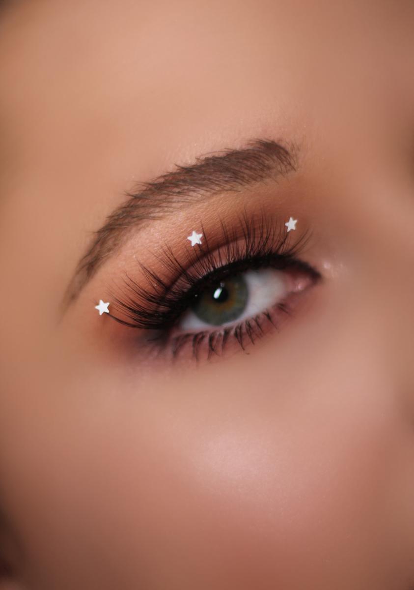 Splashes Lashes White Star Lashes – Dolls Kill