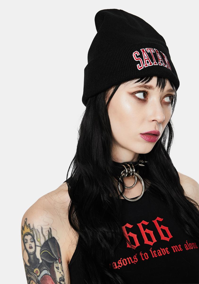 OG Satan Athletic Beanie – Dolls Kill