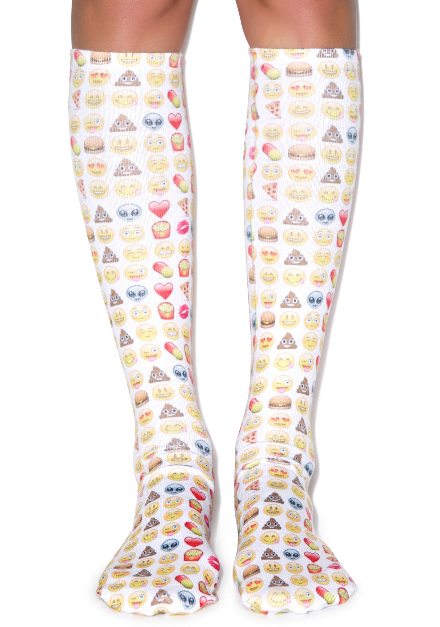 Emoji Knee High Socks – Dolls Kill