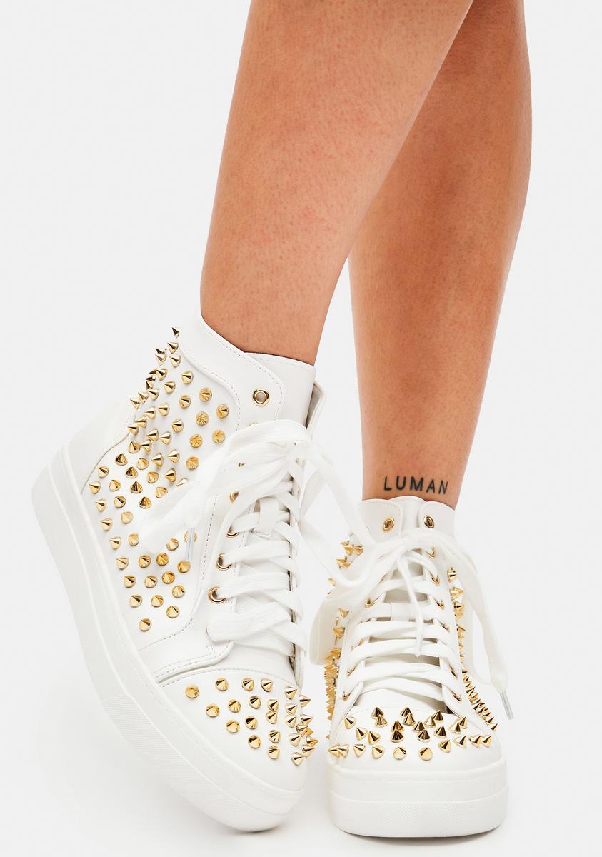 AZALEA WANG Demon Studded Sneakers – Dolls Kill