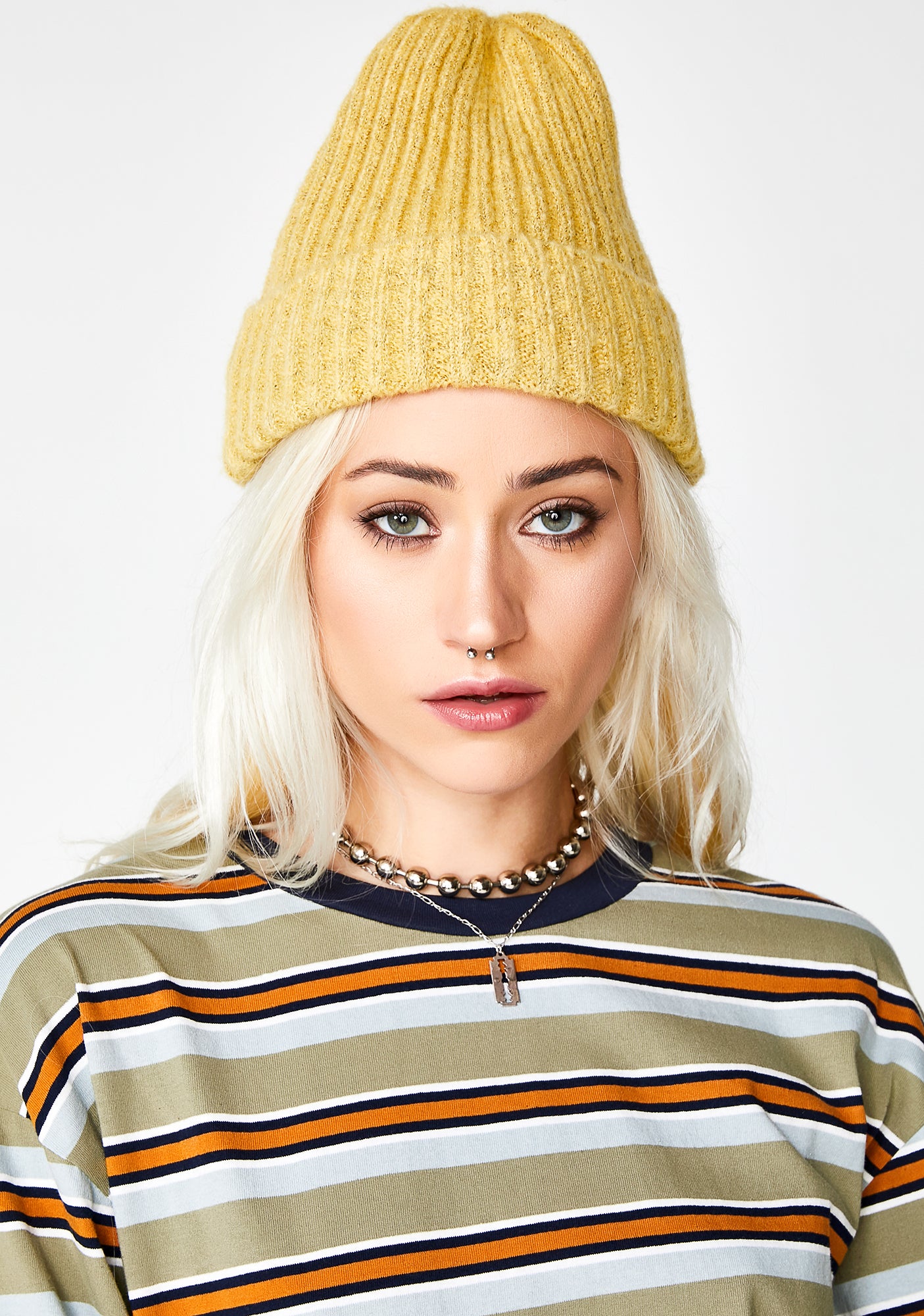 Ribbed Knit Beanie – Dolls Kill