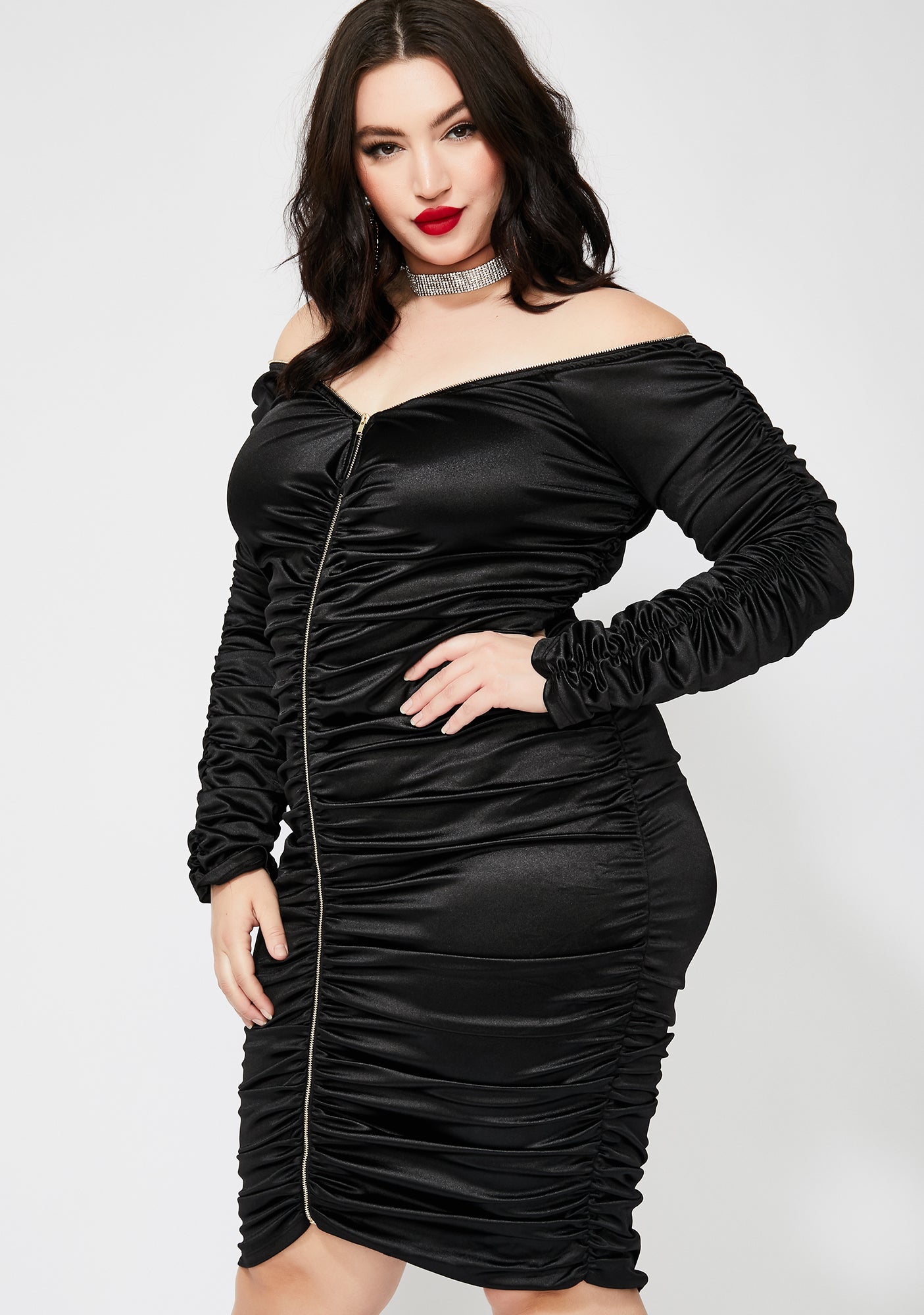 Forever Goalz Satin Dress – Dolls Kill