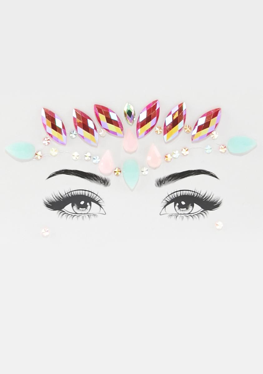 Diamond Forehead Crown Face Jewels - Raimbow – Dolls Kill