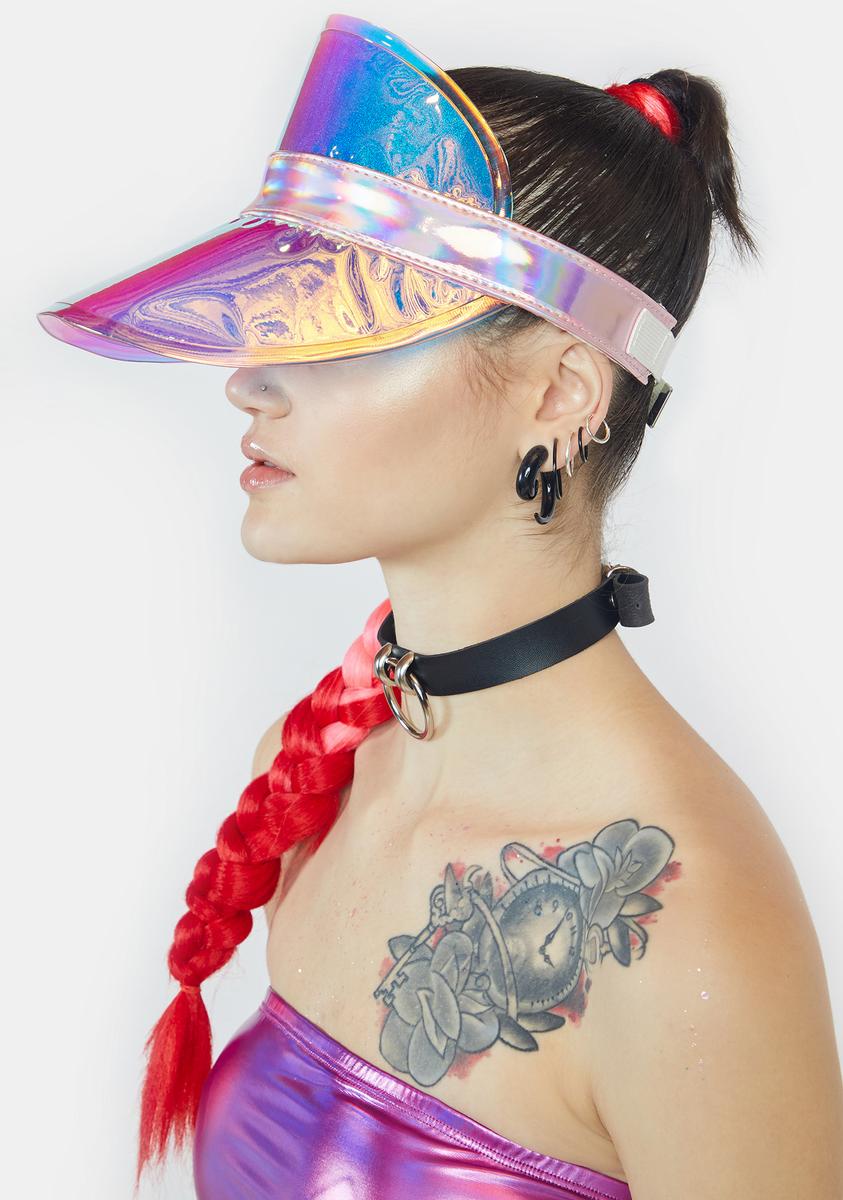 Fydelity Iridescent Visor - Multi – Dolls Kill