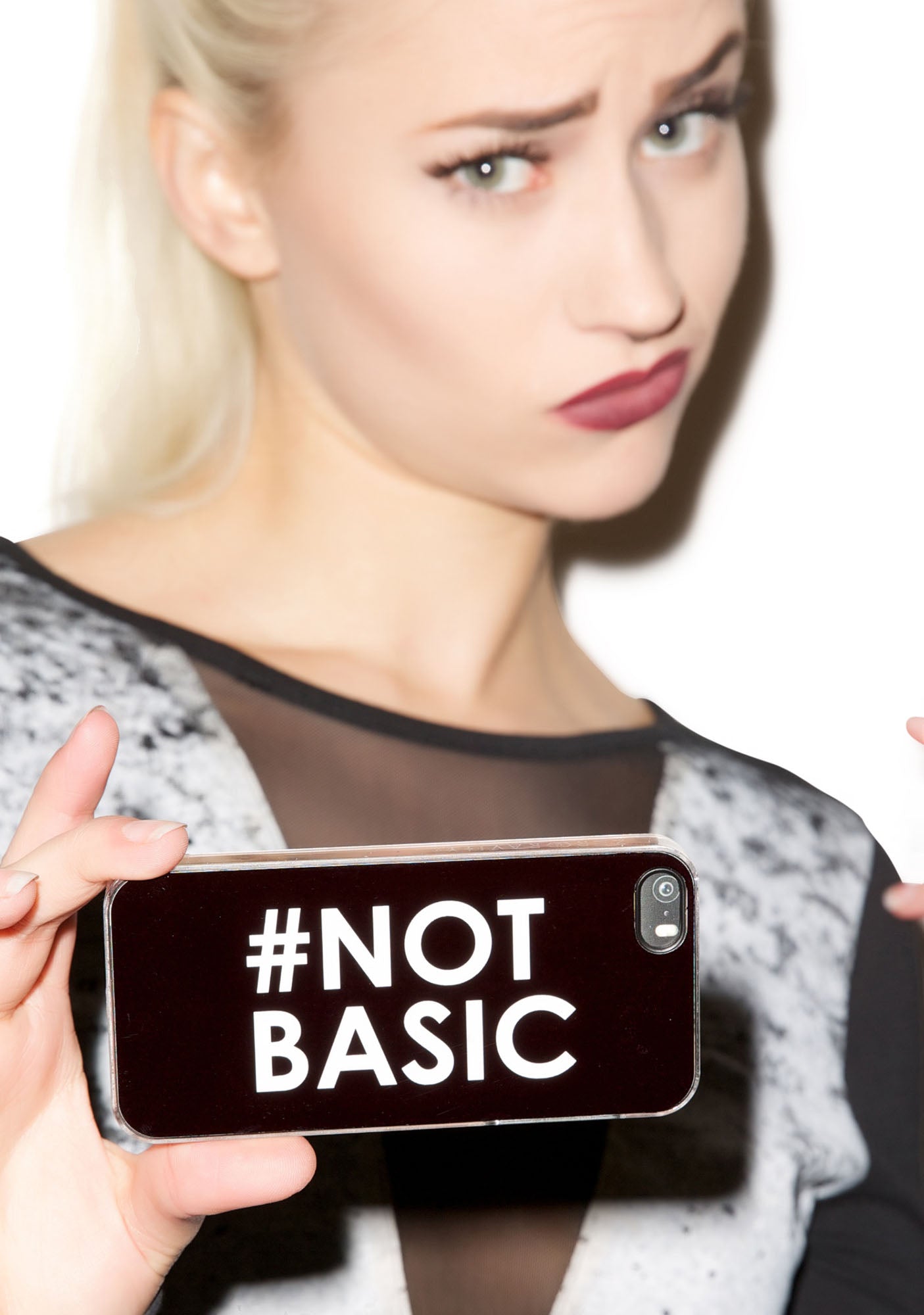 #Not Basic iPhone 5/5S Case – Dolls Kill