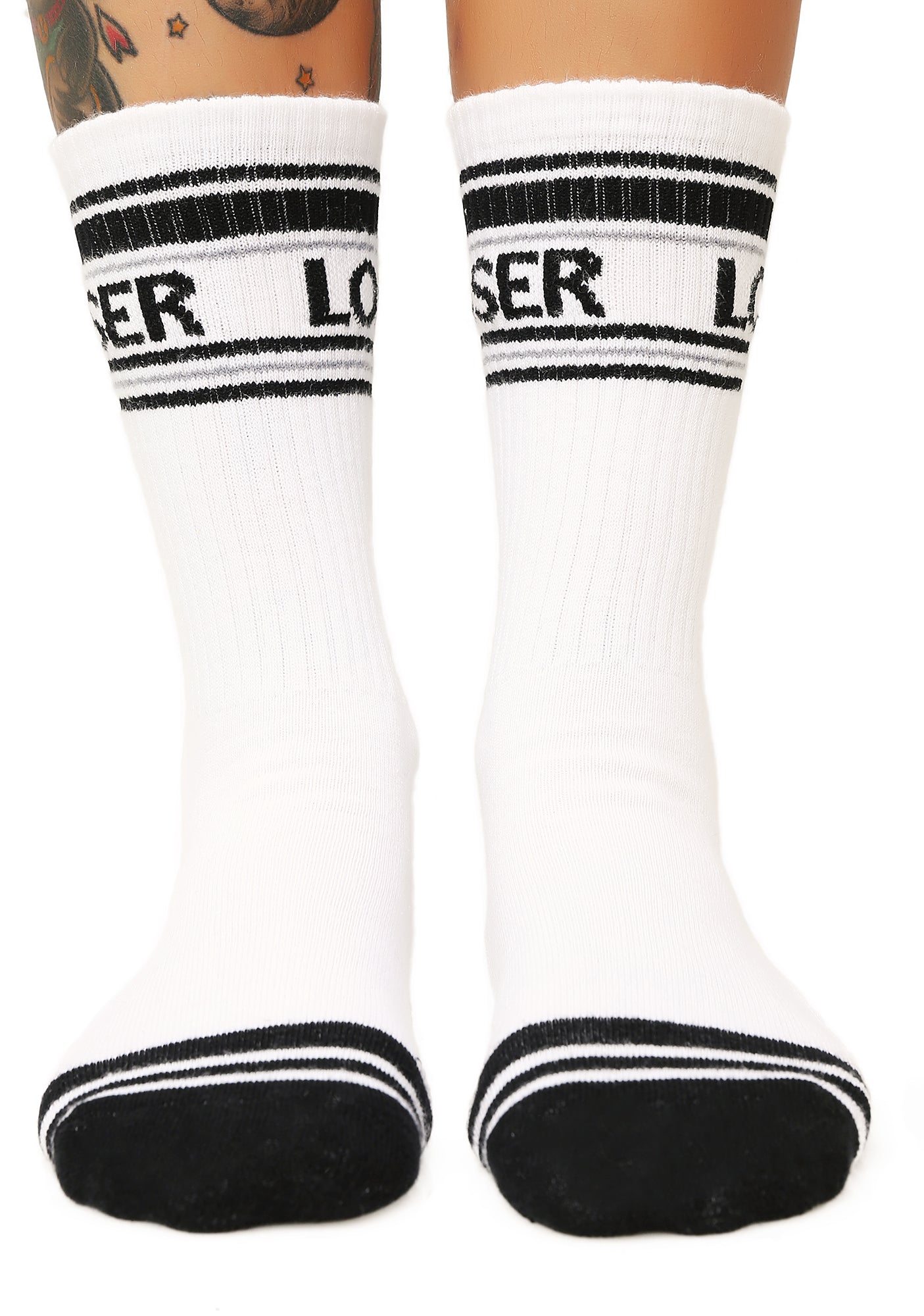 Loser Athletic Crew Socks – Dolls Kill